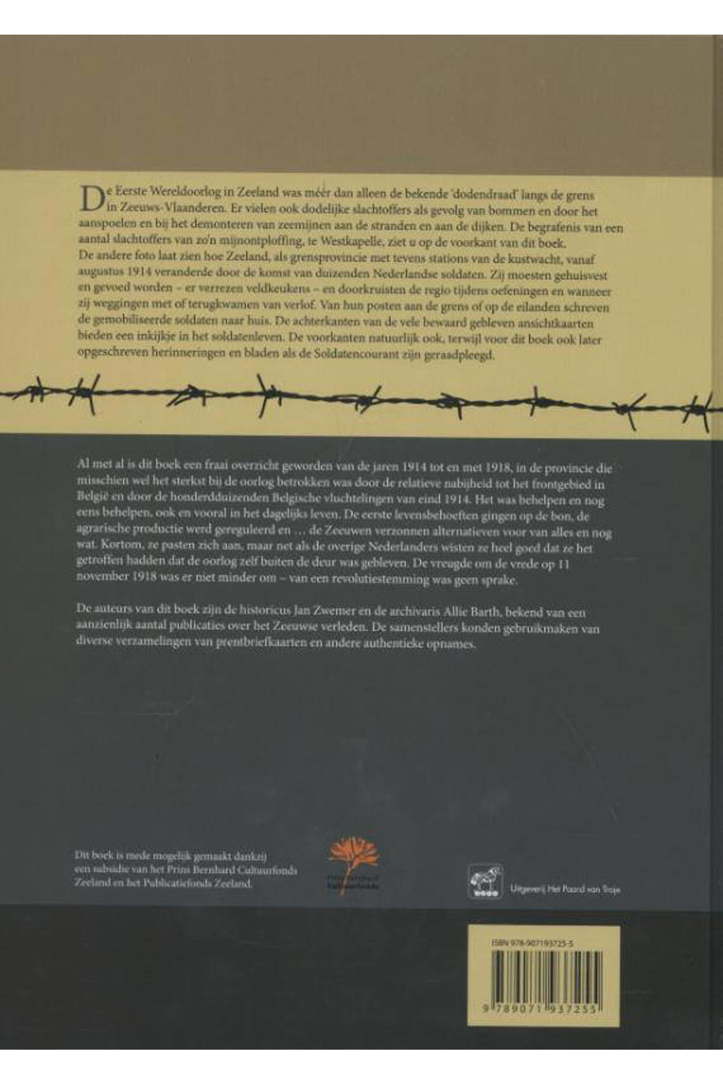 Jan Zwemer en Allie Barth Zeeland tijdens de Eerste Wereldoorlog | wehkamp