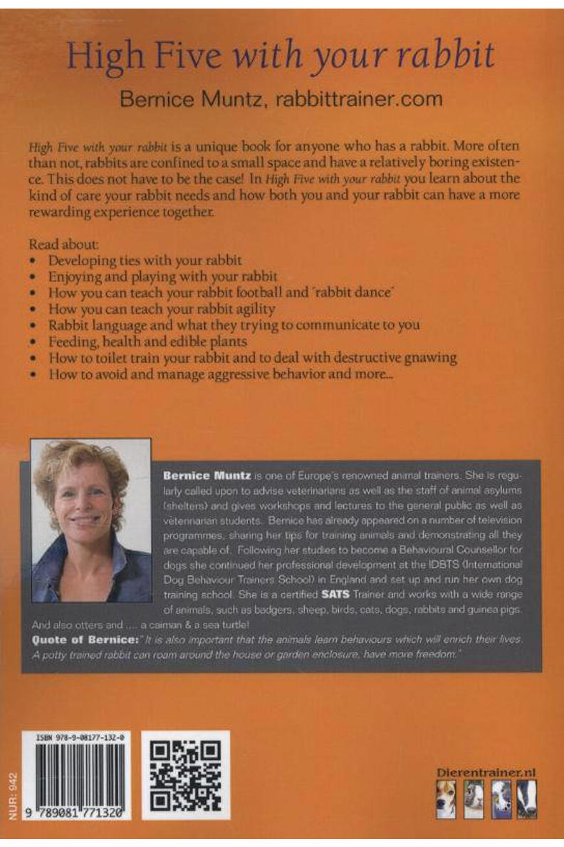 Bernice Muntz High five with your rabbit | wehkamp