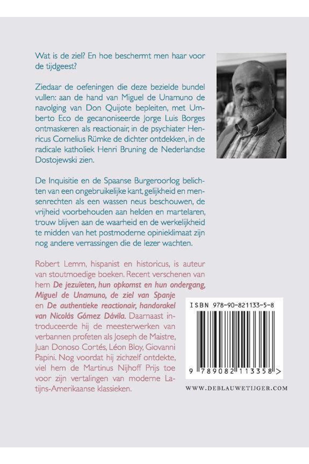 Robert Lemm Blauwetijgerreeks: Essays over de ziel | wehkamp