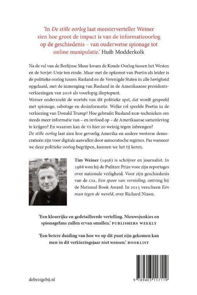 Tim Weiner De stille oorlog kopen? | Morgen in huis | wehkamp