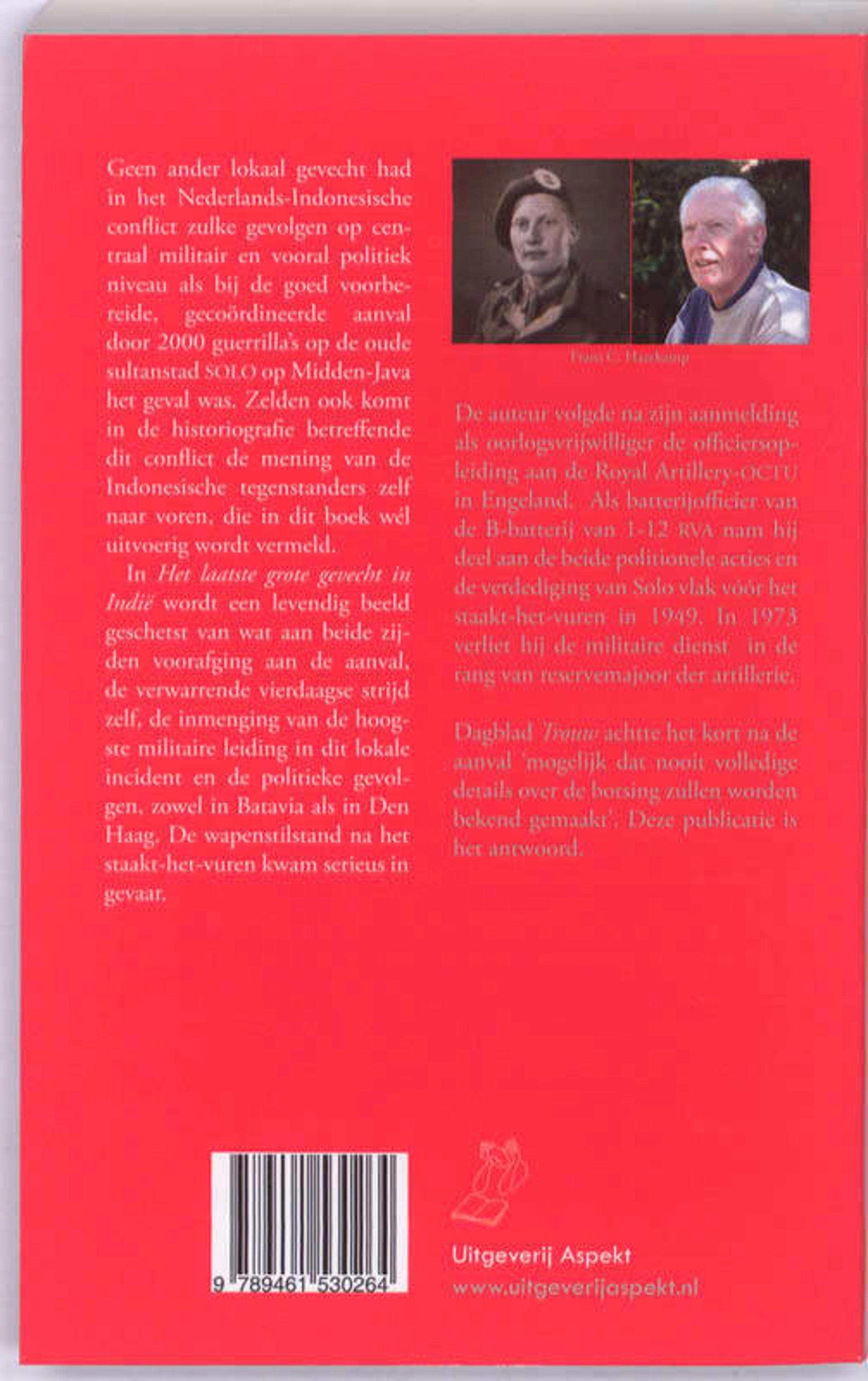France C. Hazekamp Het laatste grote gevecht in Indie | wehkamp