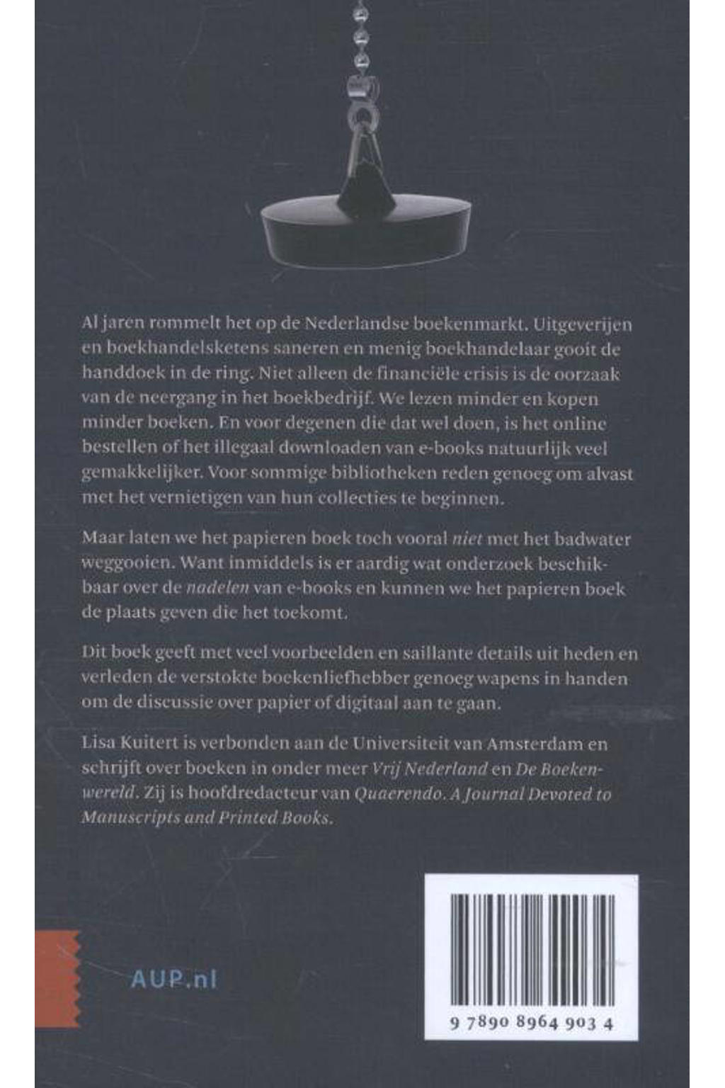 Lisa Kuitert Het boek en het badwater | wehkamp