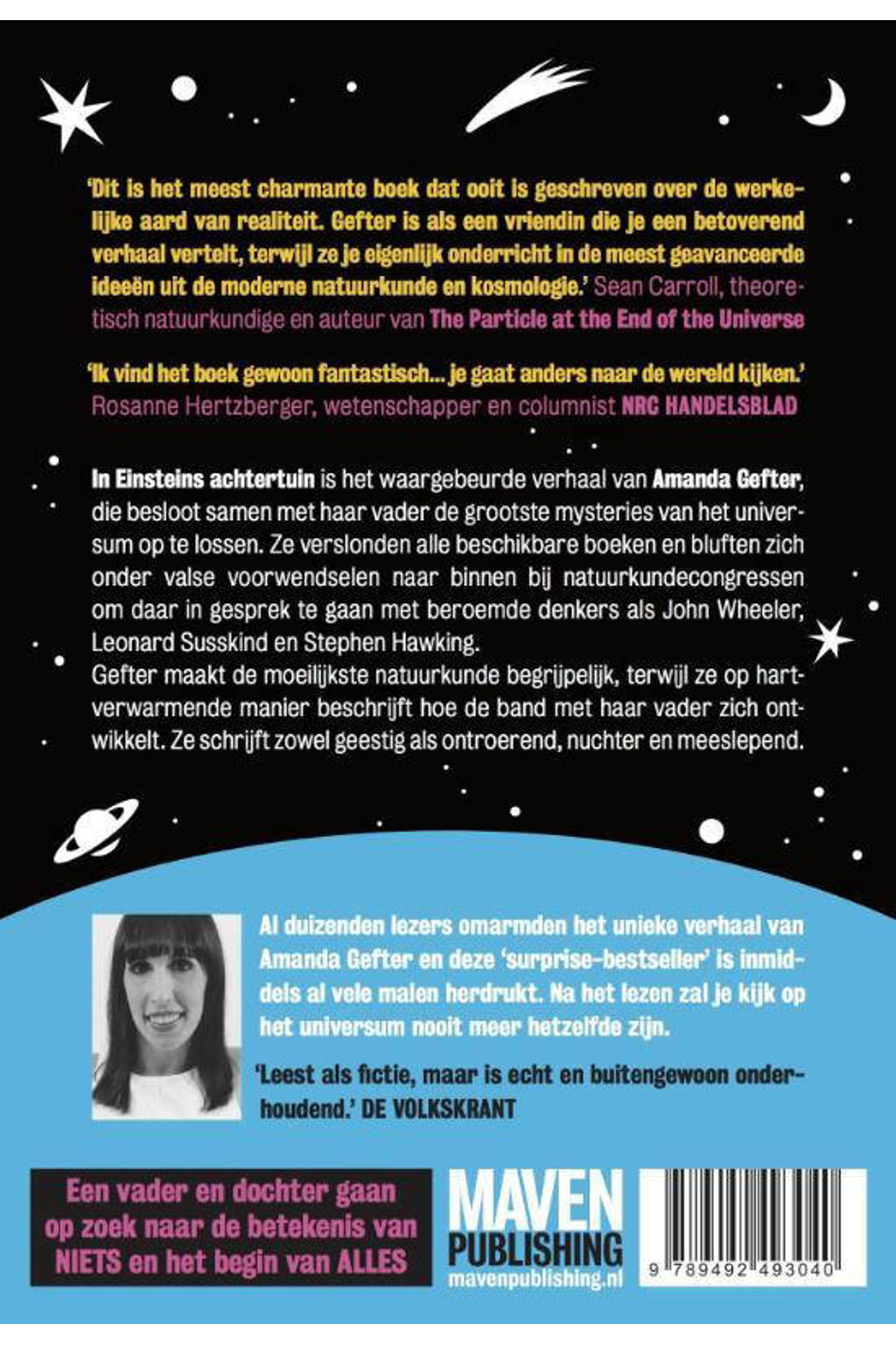 Amanda Gefter In Einsteins achtertuin | wehkamp