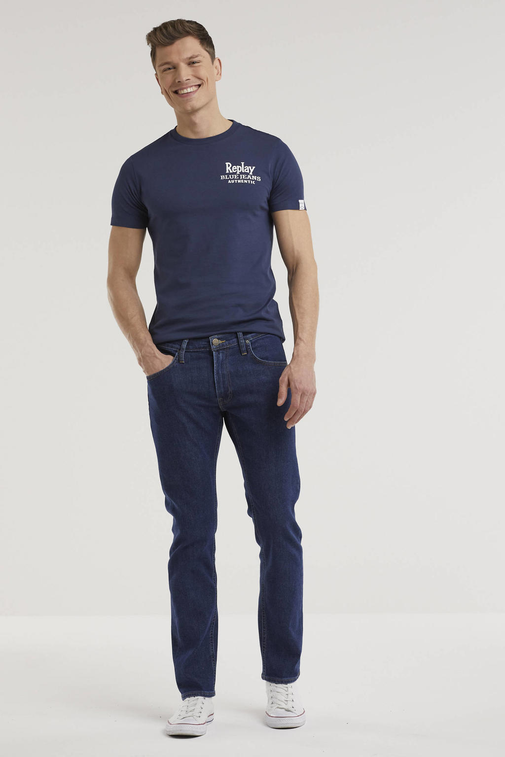 Lee regular fit jeans Daren dark stonewash | wehkamp