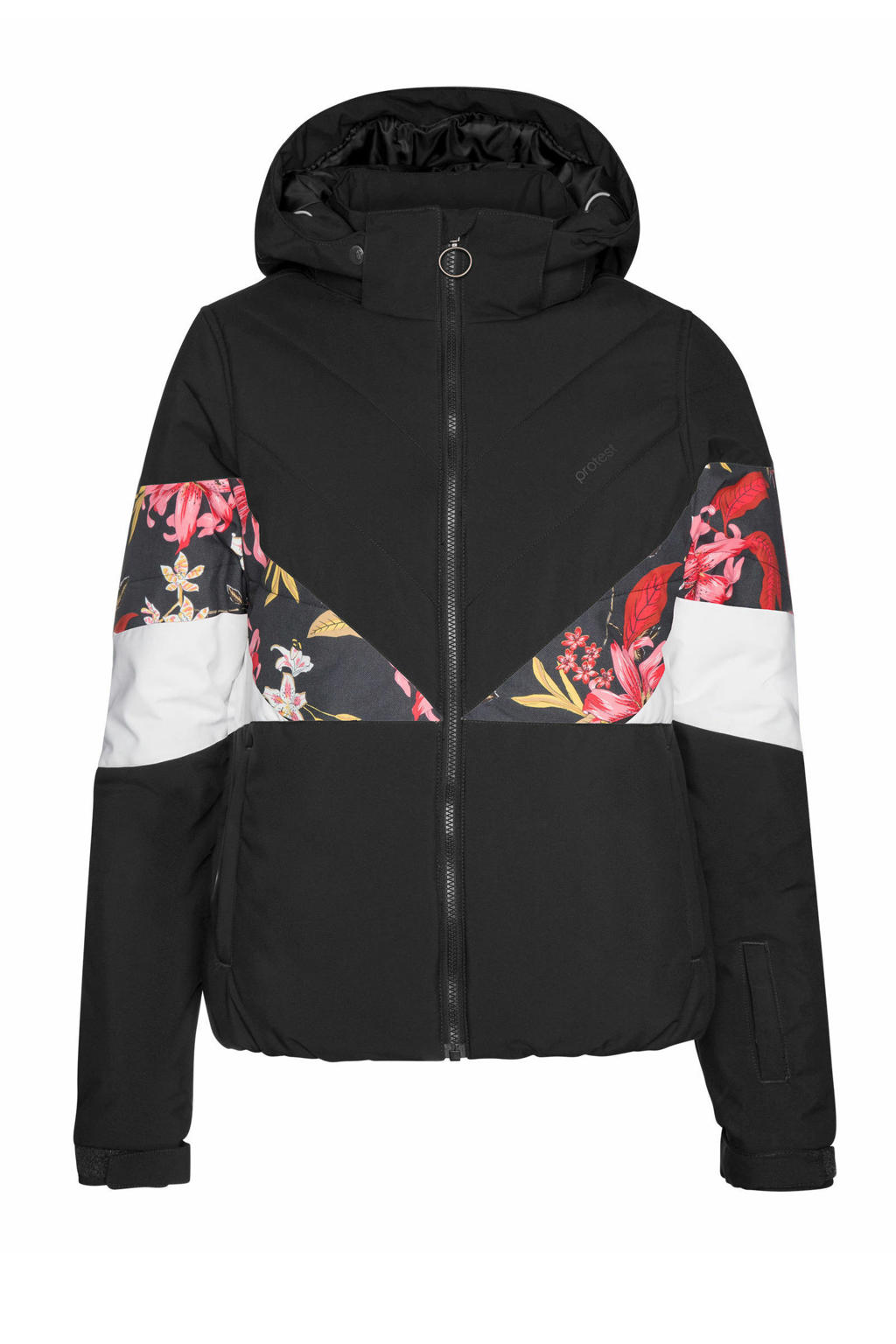 Protest ski-jack Babe zwart/wit | wehkamp