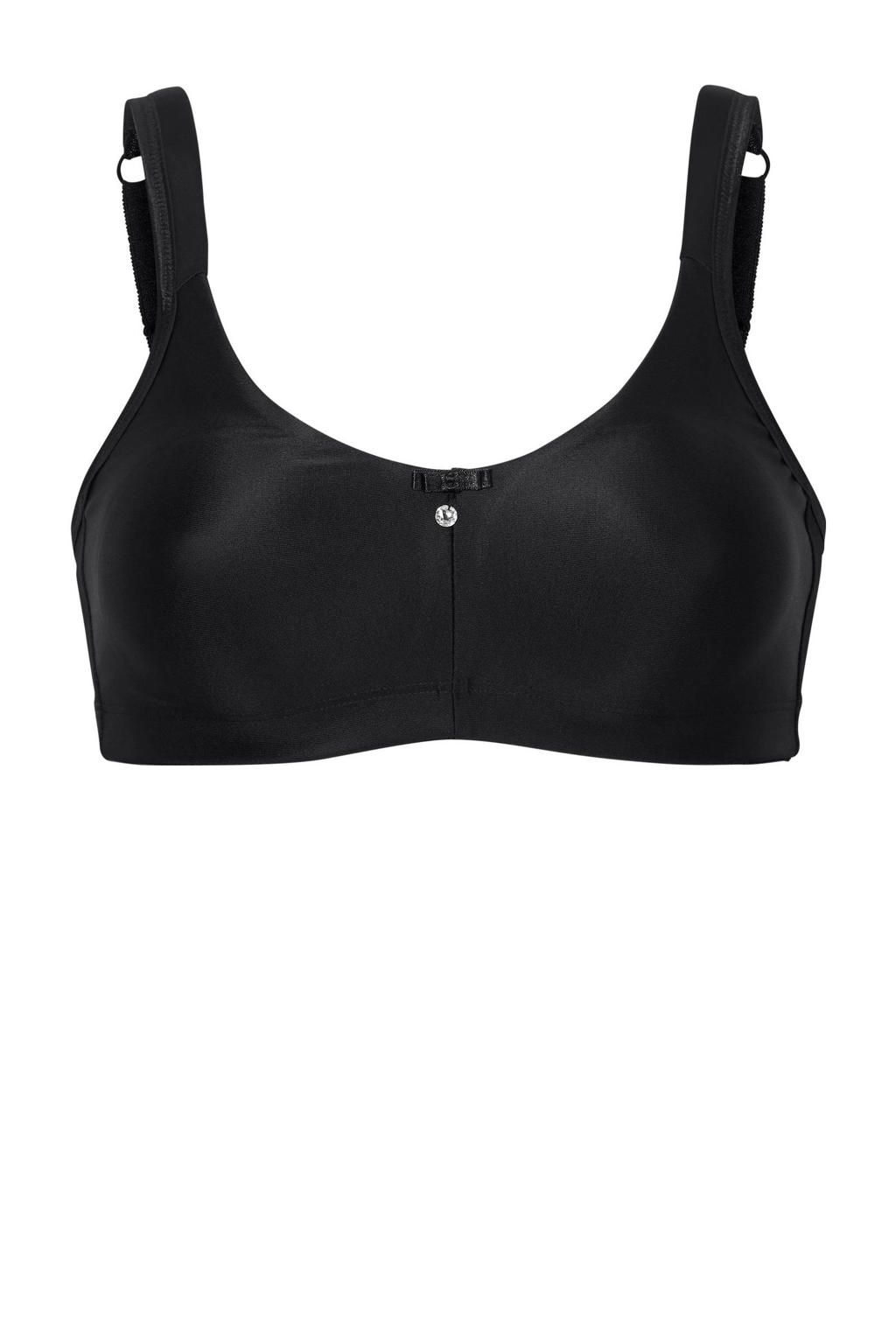 Swegmark voorgevormde bh zonder beugel Soft Feeling zwart | wehkamp