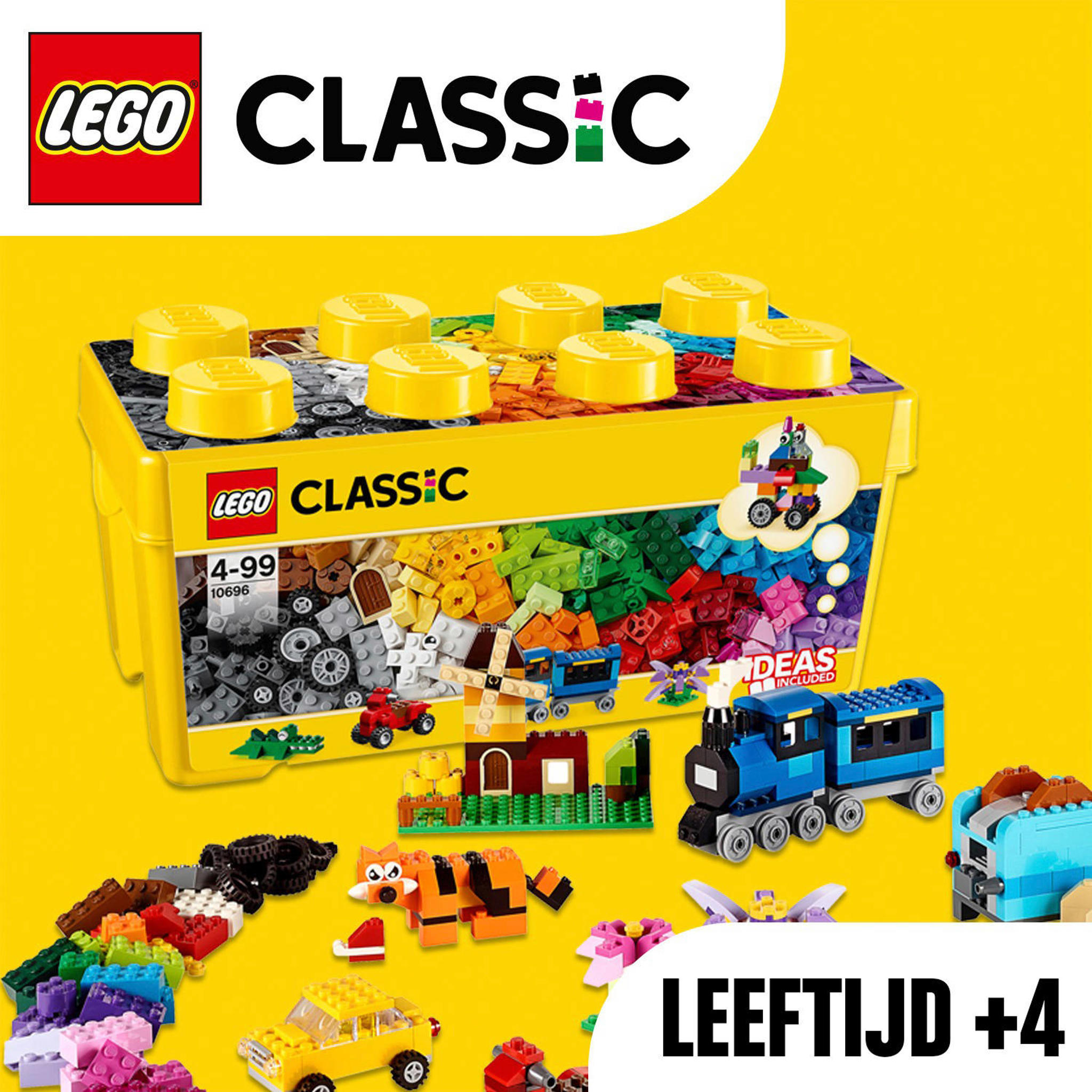 LEGO Classic Creatieve medium opbergdoos 10696 | wehkamp