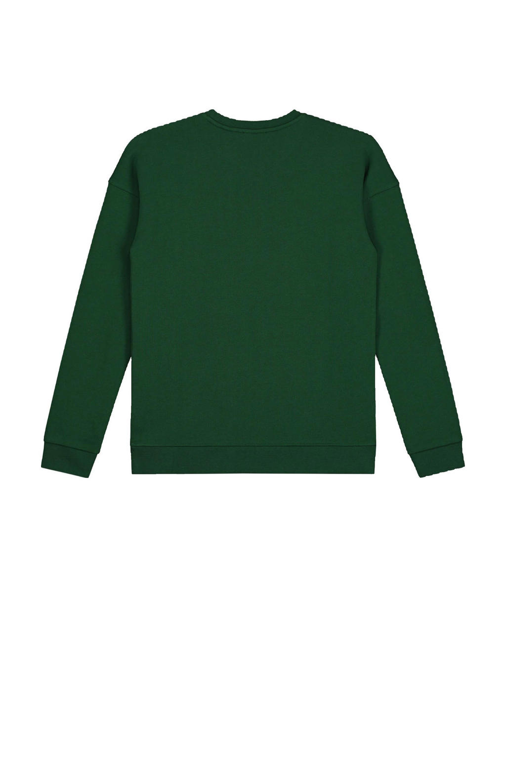 NIK&NIK sweater Derek met logo groen | wehkamp