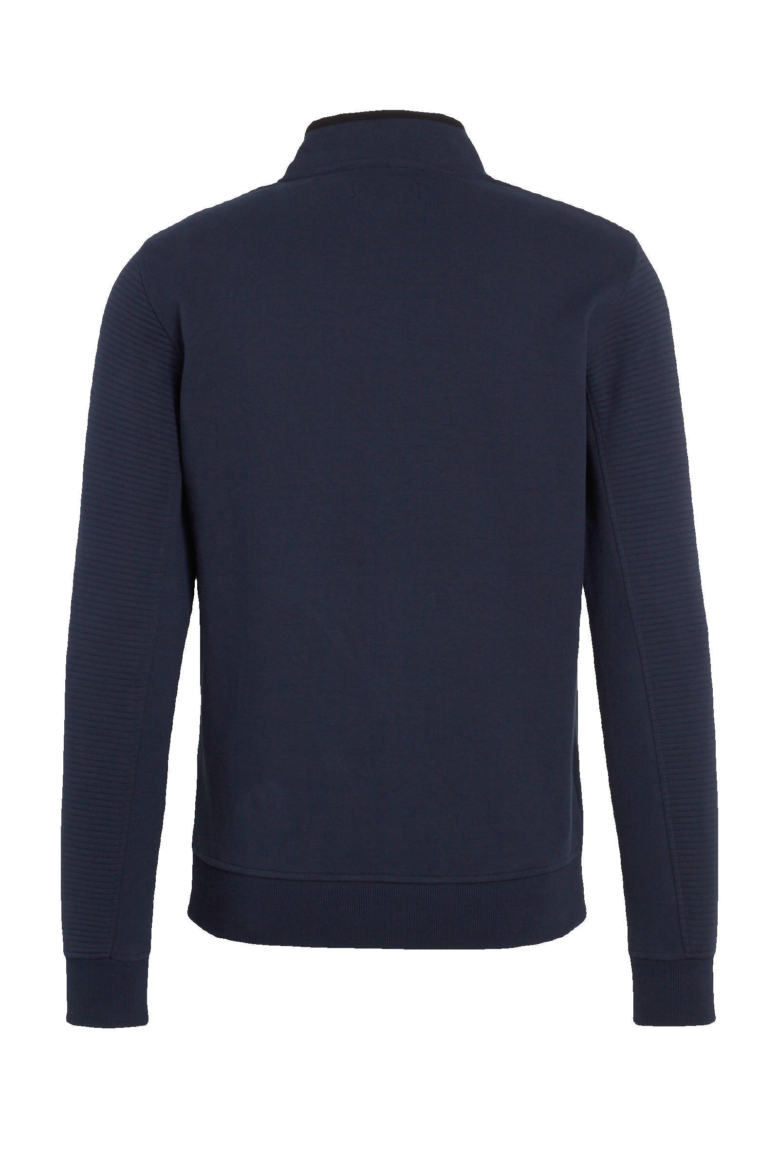 No Excess vest met logo en textuur donkerblauw | wehkamp