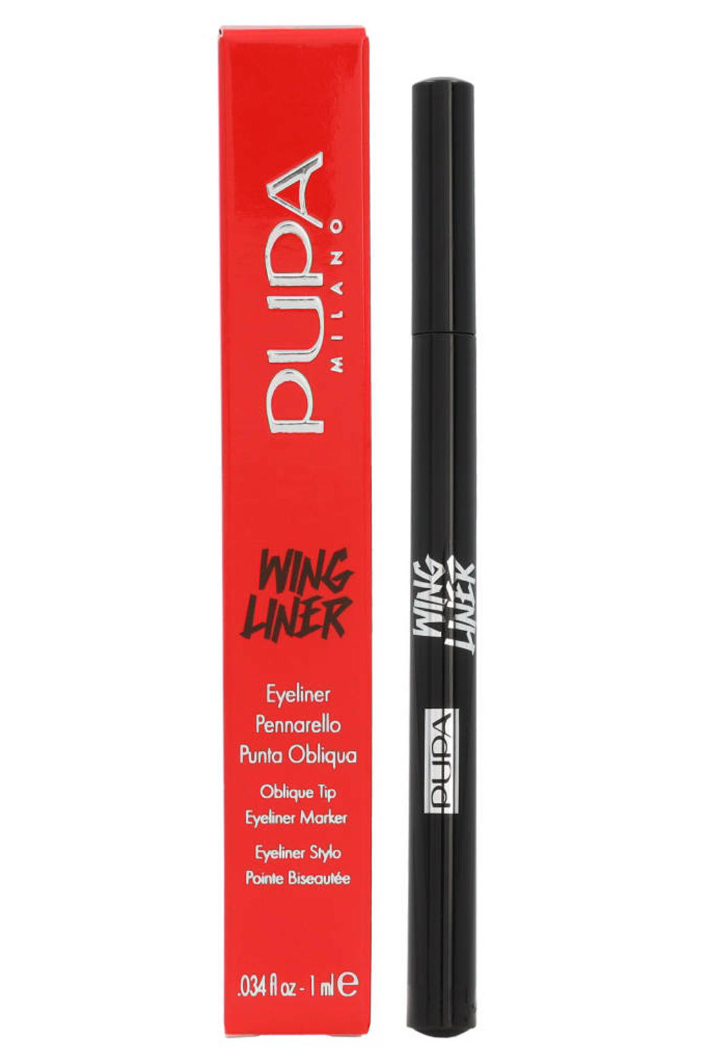 Pupa Milano Wing Liner eyeliner -001 Extra Black | wehkamp