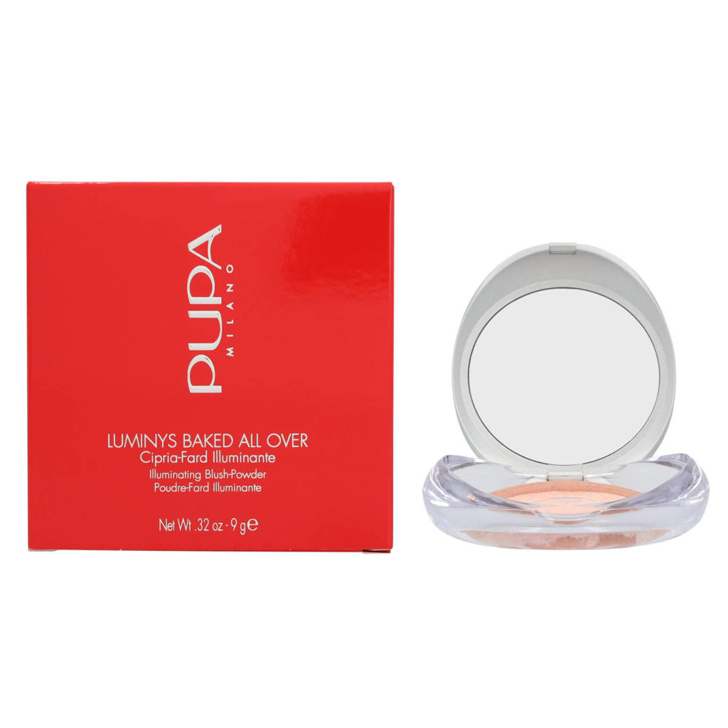 Pupa Milano Luminys Baked Face Powder poeder - 01 Stripes Rose | wehkamp