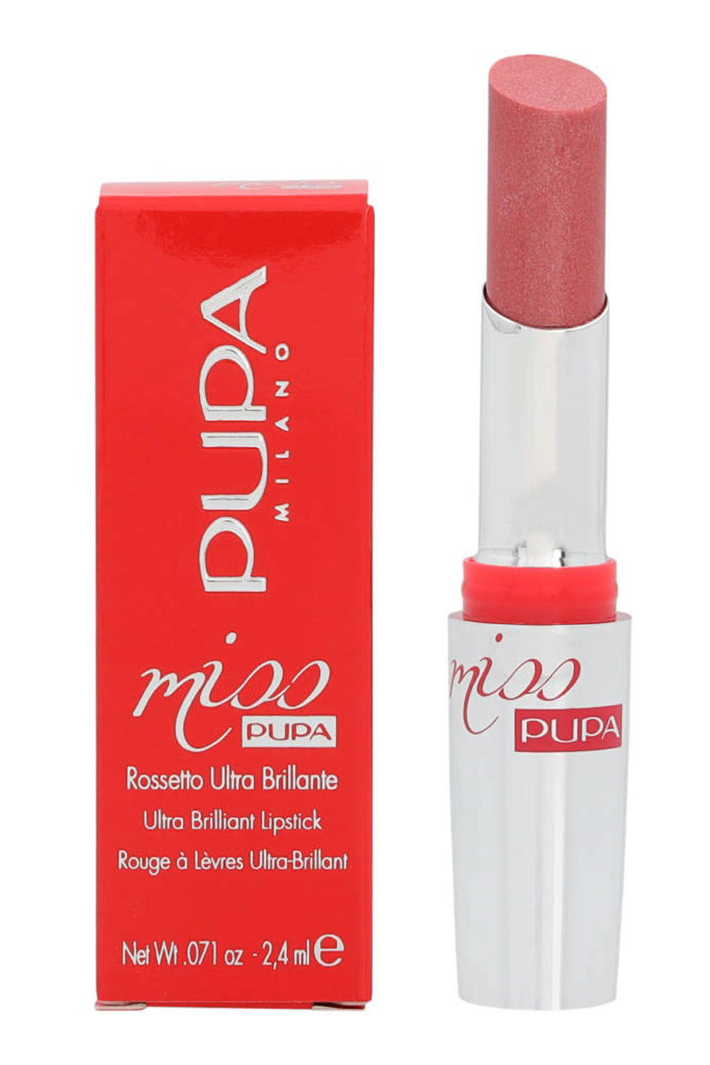 Pupa Milano Miss Pupa lippenstift - 200 Pink Sorbet | wehkamp