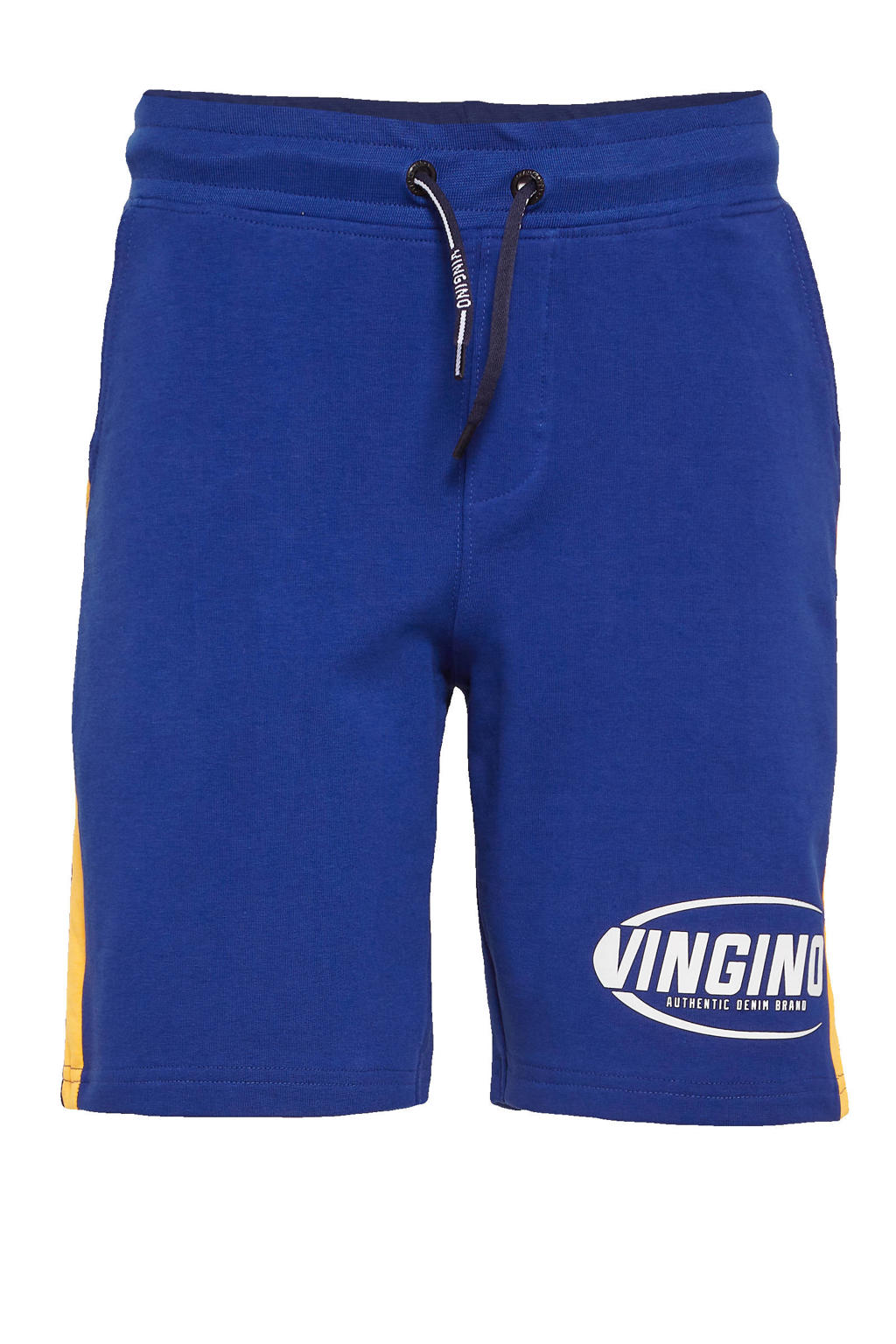 Vingino sweatshort Rasont blauw/oranje | wehkamp
