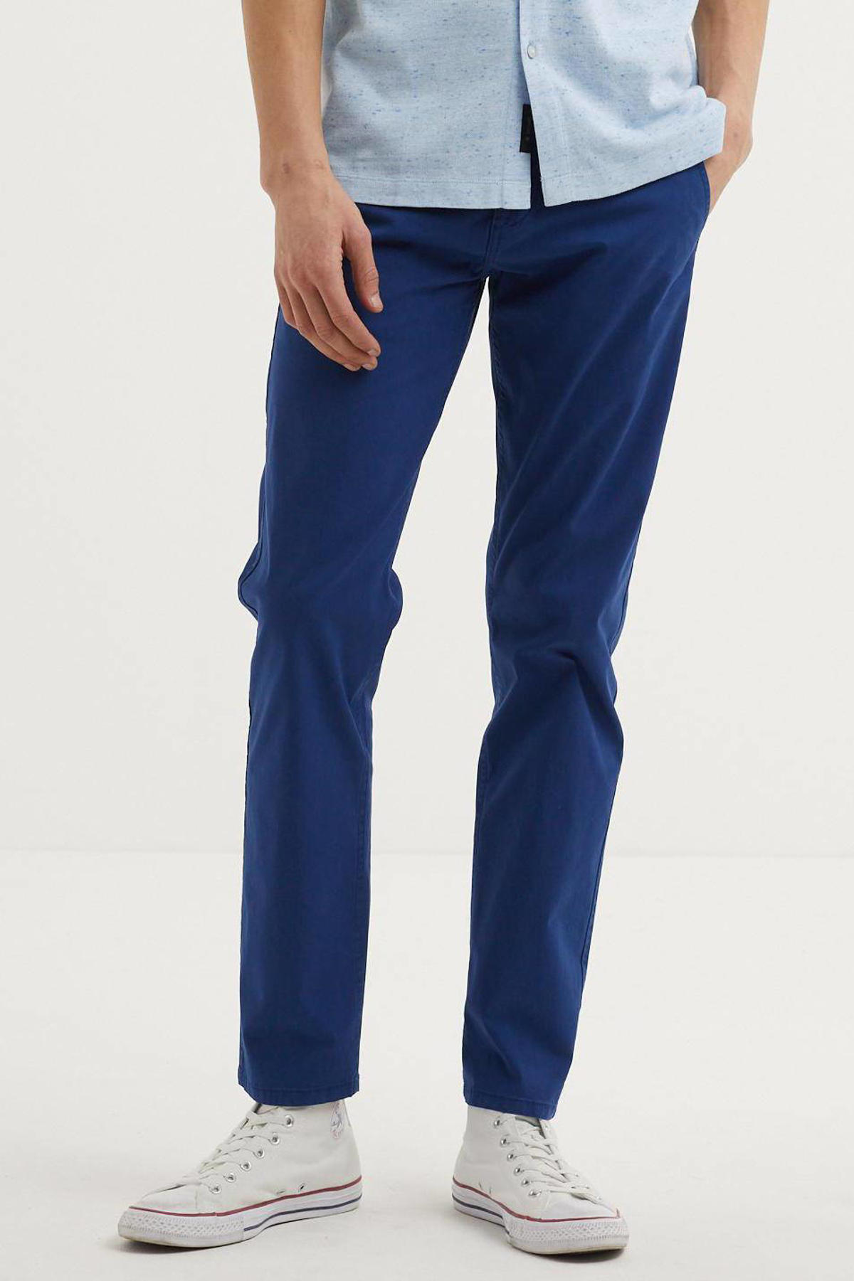 Dockers slim fit chino Alpha Original Khaki blauw | wehkamp
