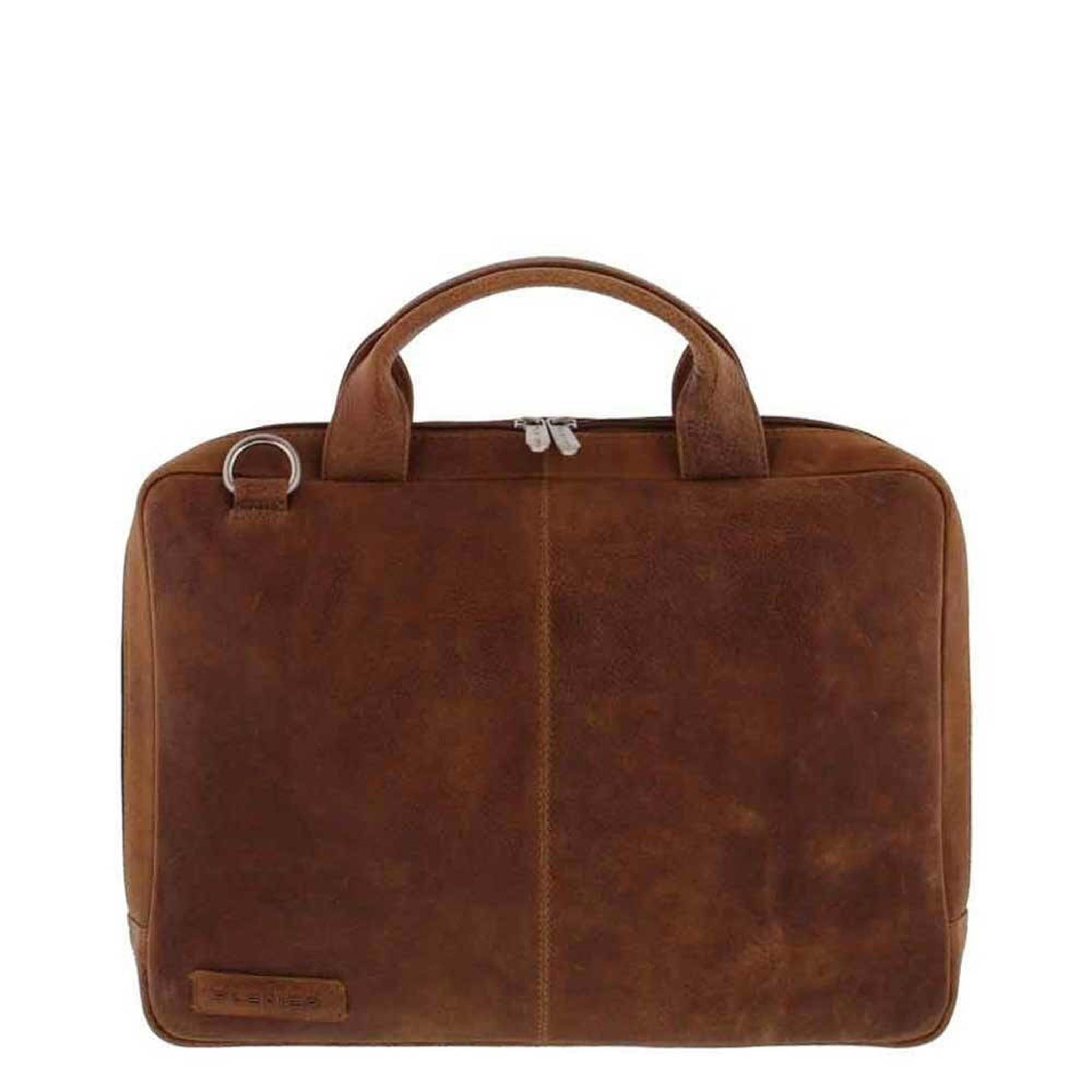 Plevier 14 inch leren laptoptas Urban Scarborough cognac | wehkamp