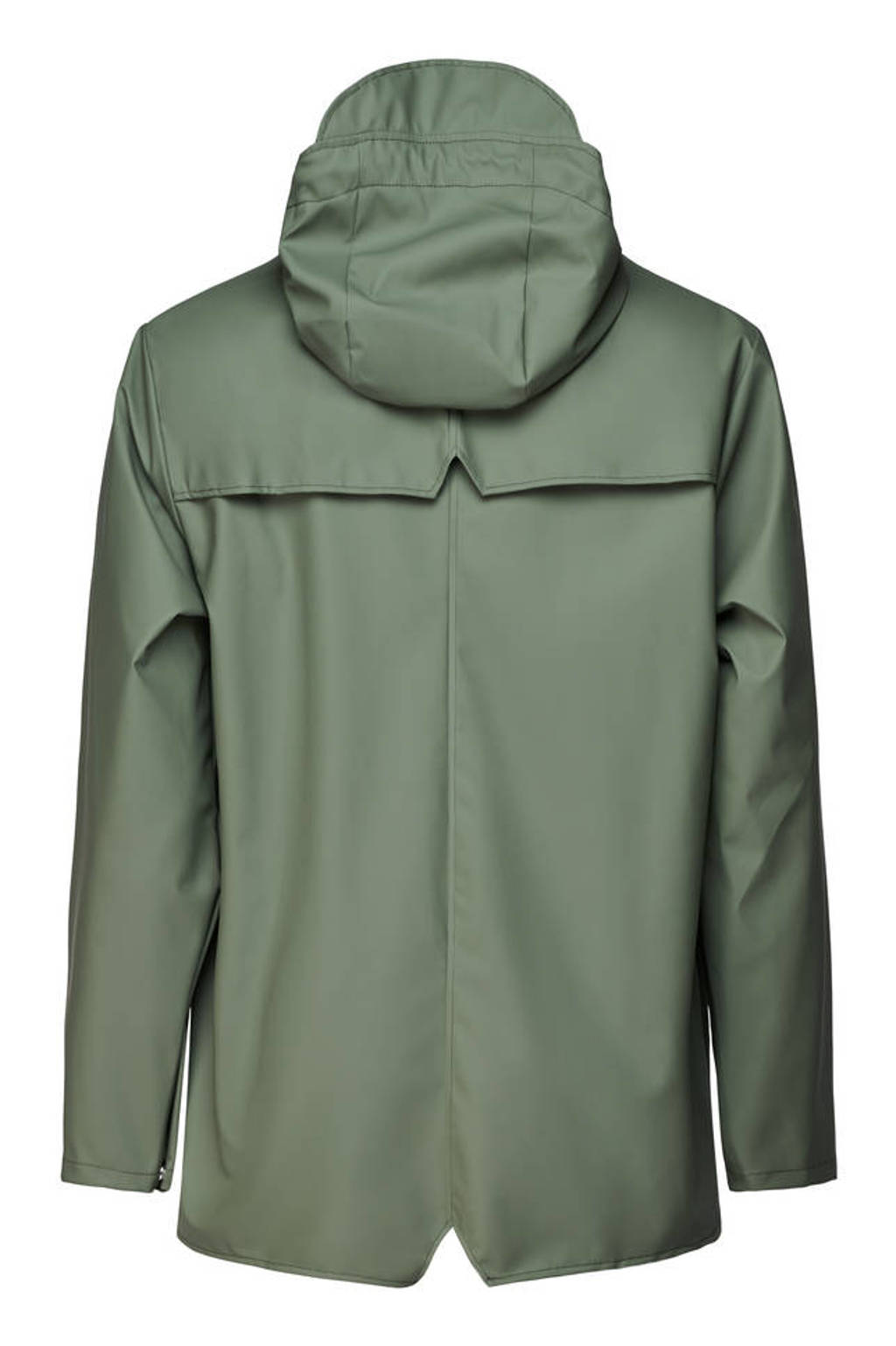 Rains regenjas model 1201 Short Hooded Coat olijfgroen | wehkamp