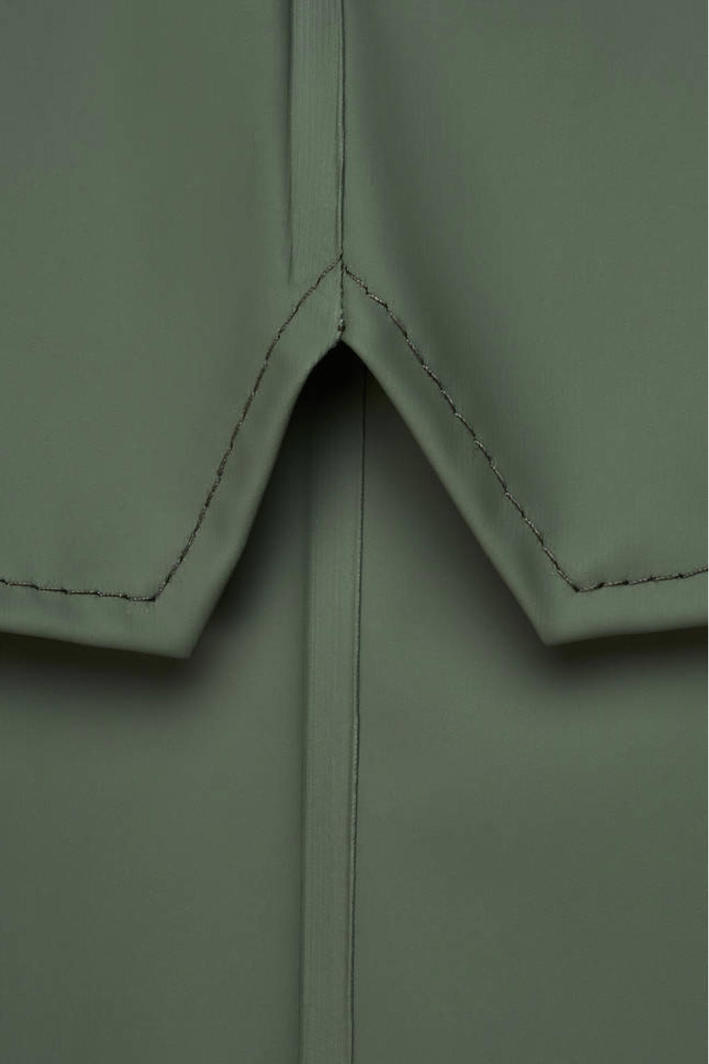 Rains regenjas model 1201 Short Hooded Coat olijfgroen | wehkamp