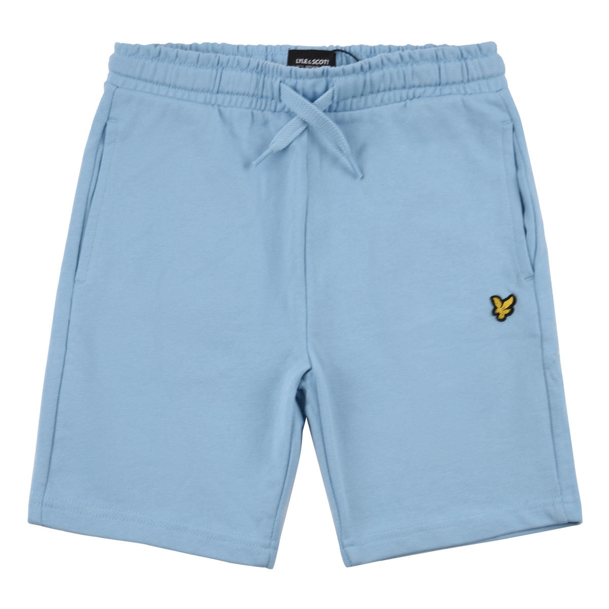 Lyle & Scott regular fit sweatshort lichtblauw | wehkamp