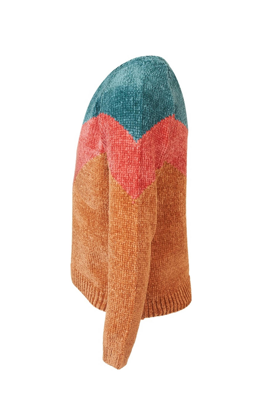 Someone trui Dixie cognac bruin/groen/roze | wehkamp