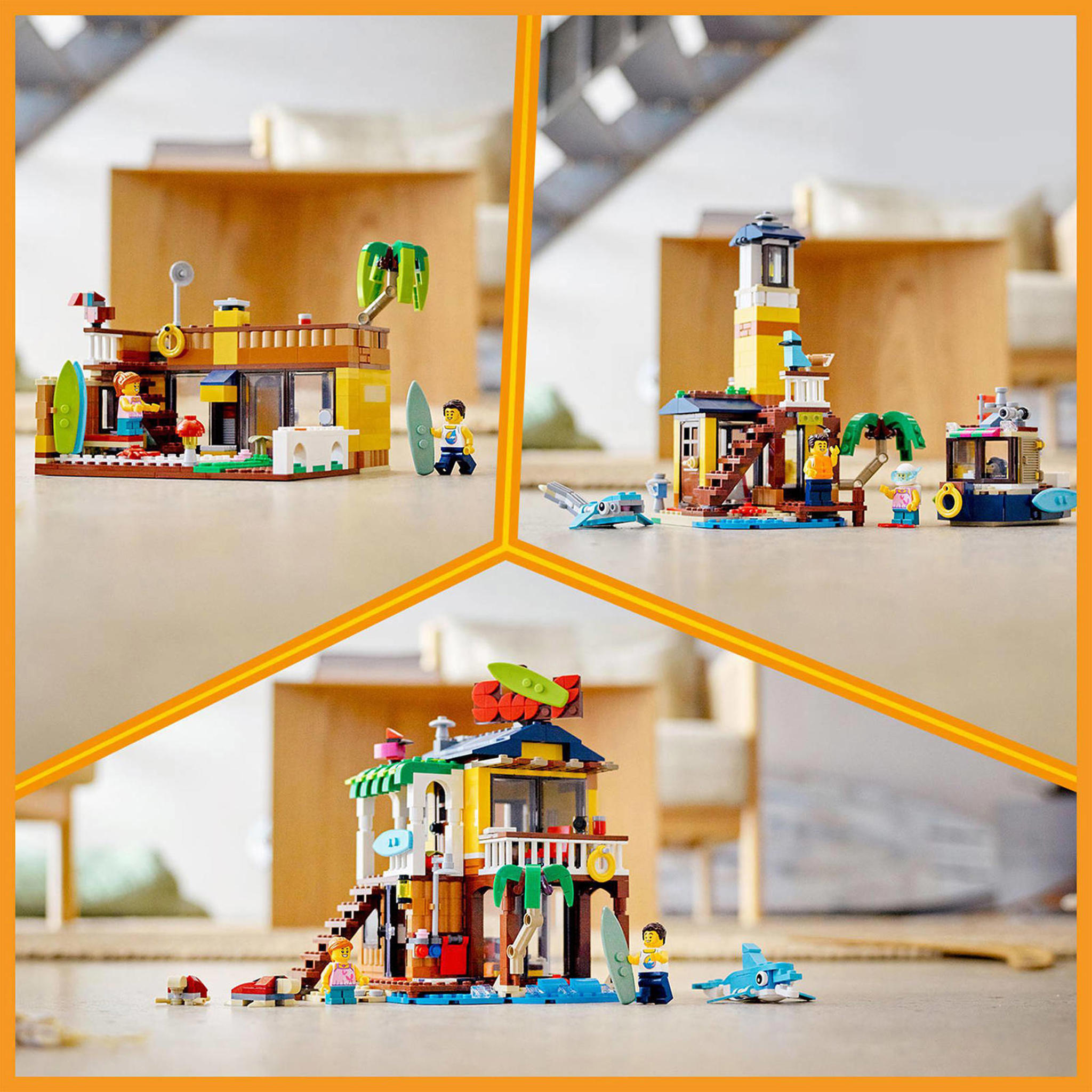 LEGO Creator Surfer strandhuis 31118 | wehkamp