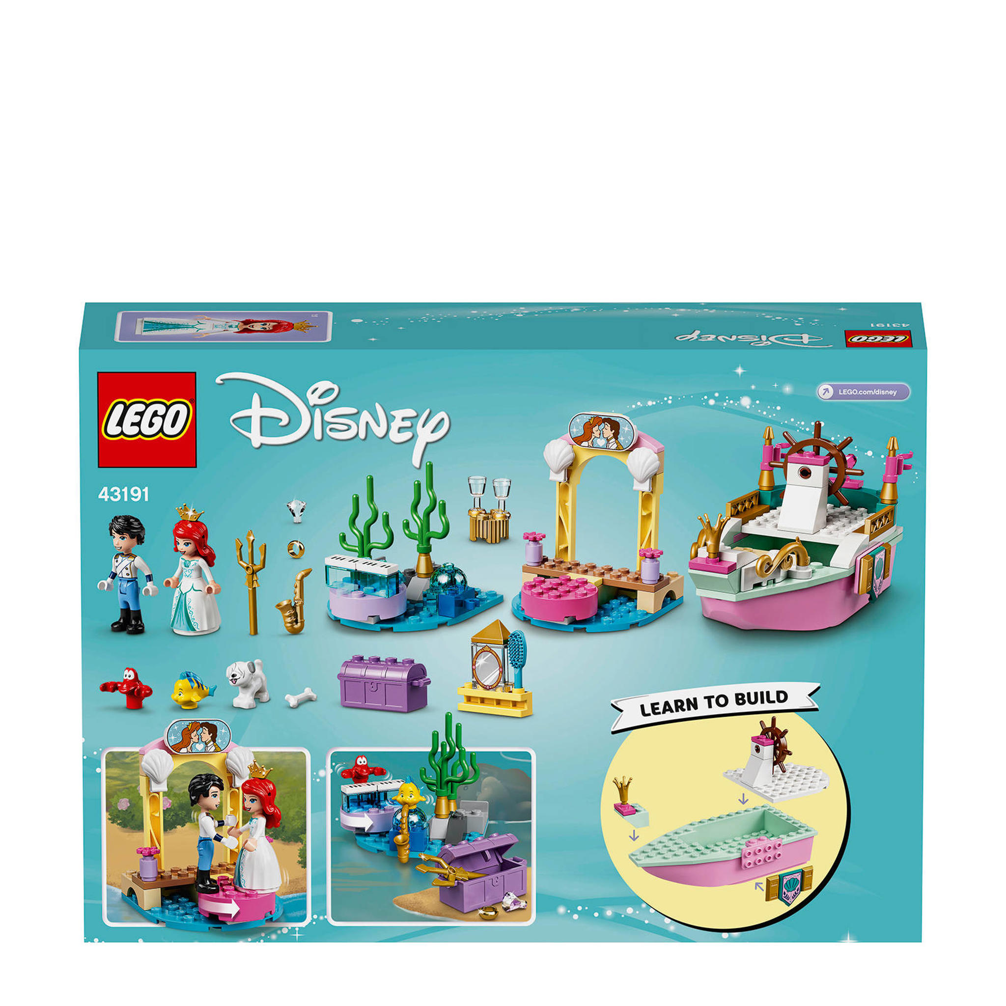 LEGO Disney Princess Ariel's feestboot 43191 | wehkamp