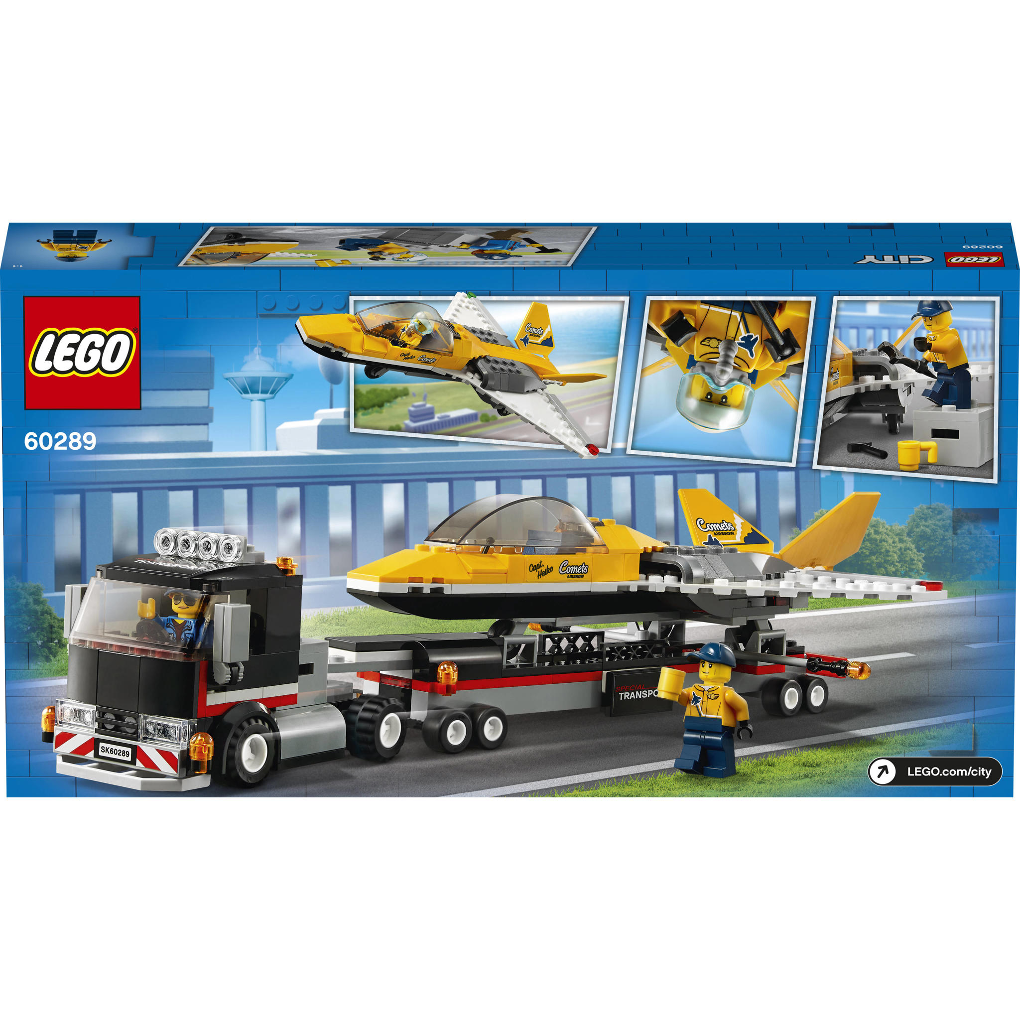 LEGO City Vliegshow jet transporter 60289 | wehkamp