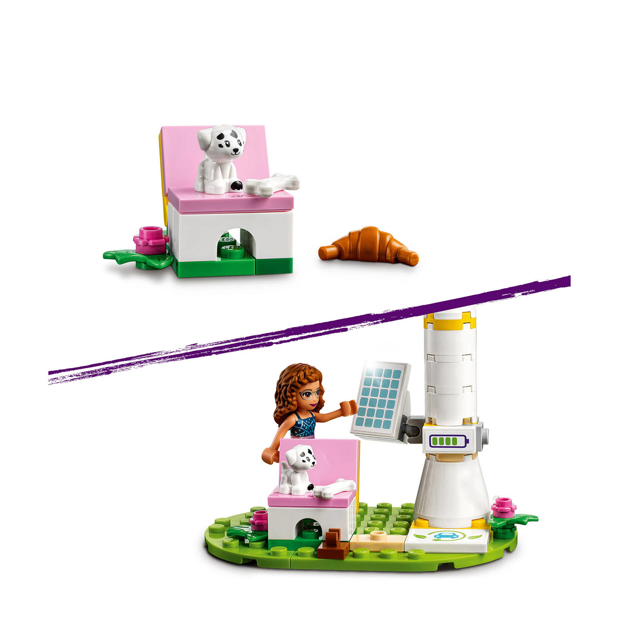 LEGO Friends Olivia's elektrische auto 41443 | wehkamp