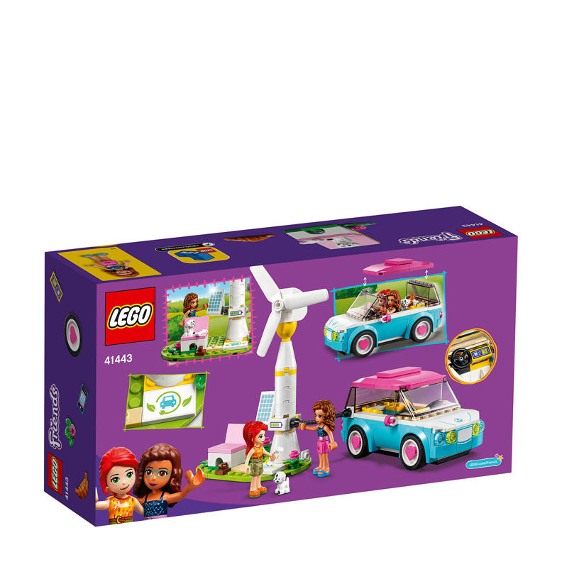 LEGO Friends Olivia's elektrische auto 41443 | wehkamp