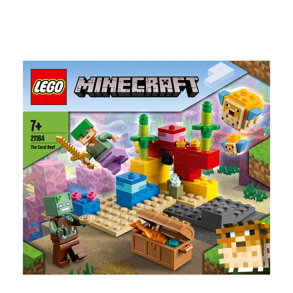 LEGO Minecraft Het koraalrif 21164 | wehkamp