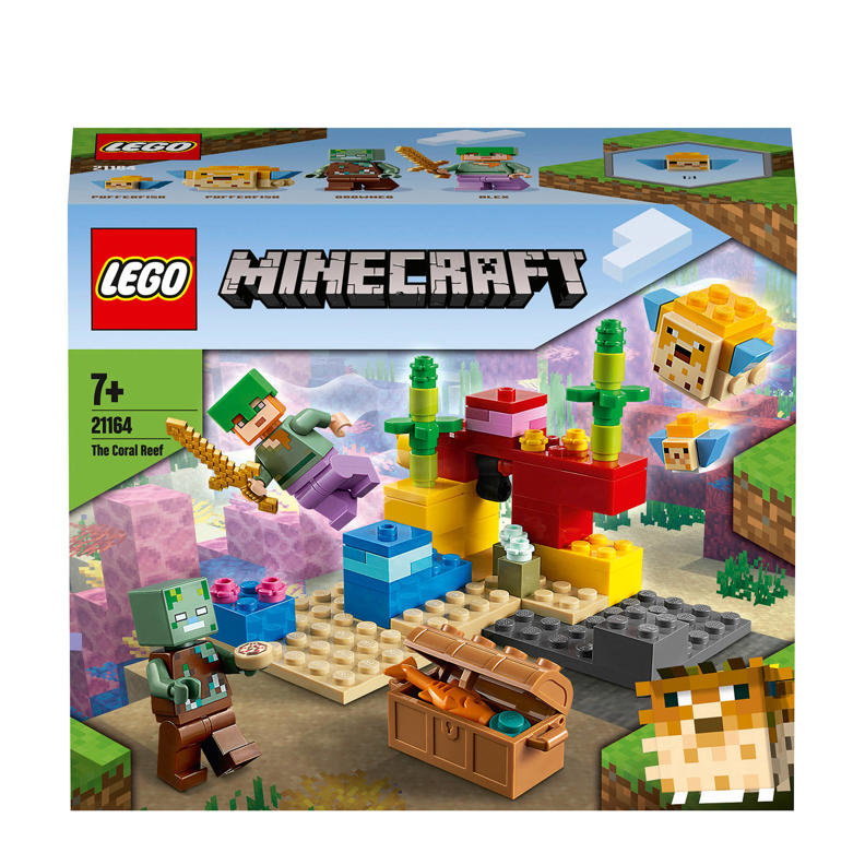 LEGO Minecraft Het koraalrif 21164 | wehkamp