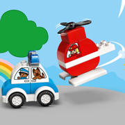 LEGO Duplo Brandweerhelikopter en Politieauto 10957 | wehkamp