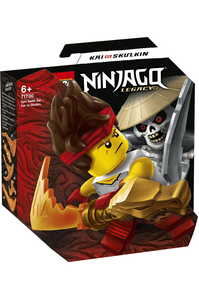LEGO Ninjago Epische Strijd set - Kai tegen Skulkin 71730 | wehkamp