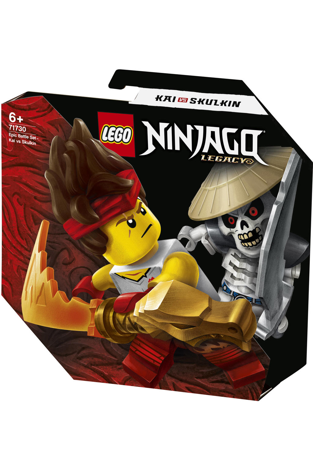 LEGO Ninjago Epische Strijd set - Kai tegen Skulkin 71730 | wehkamp