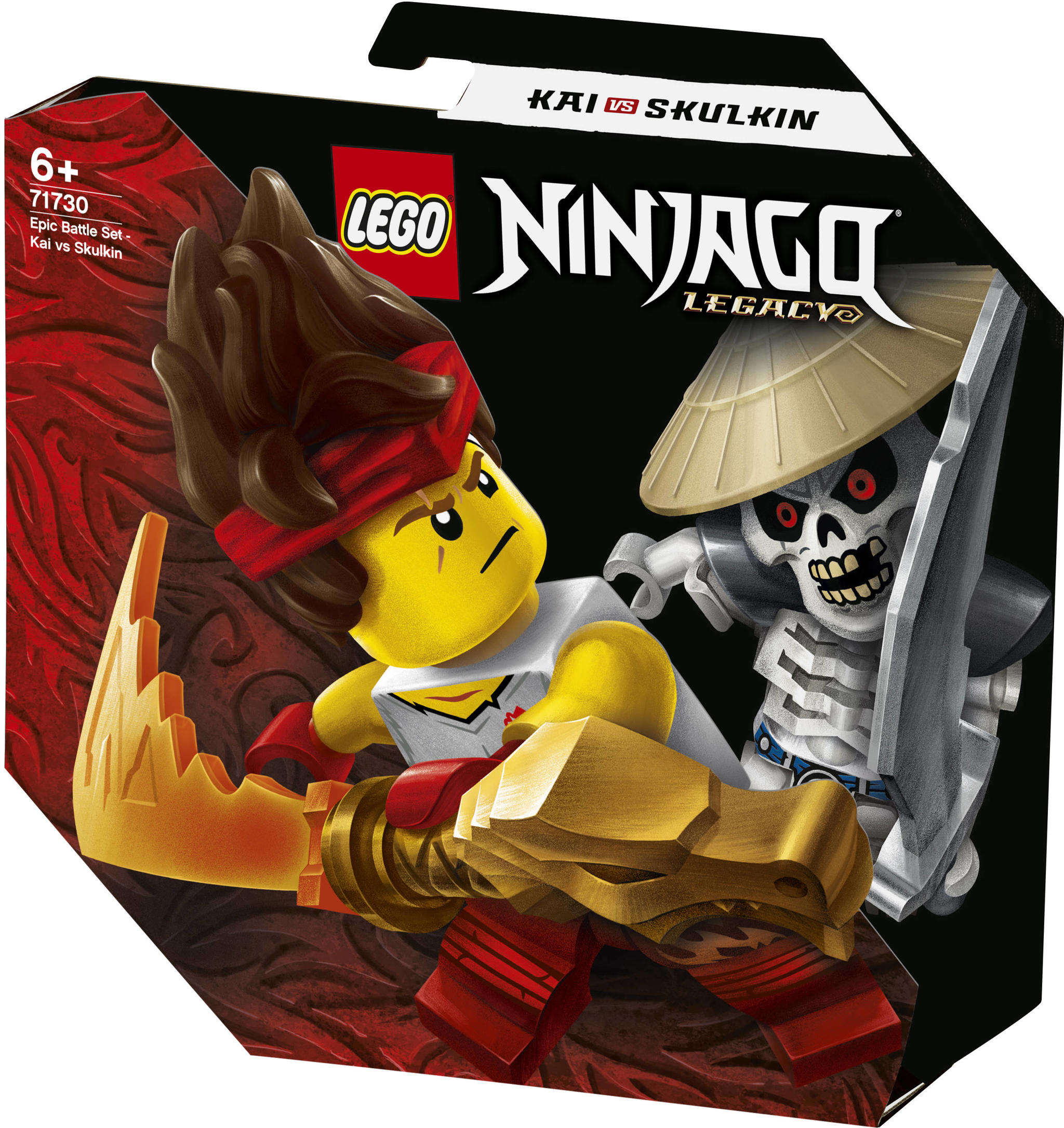 LEGO Ninjago Epische Strijd set - Kai tegen Skulkin 71730 | wehkamp