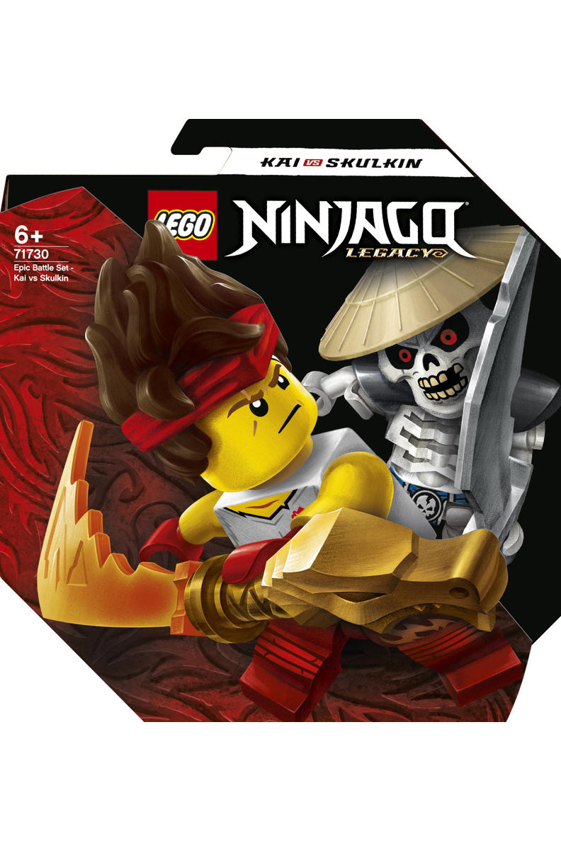 LEGO Ninjago Epische Strijd set - Kai tegen Skulkin 71730 | wehkamp