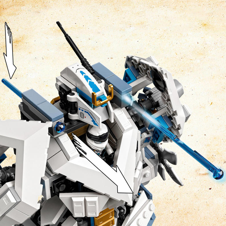 LEGO Ninjago Zane's Titanium Mech 71738 | wehkamp
