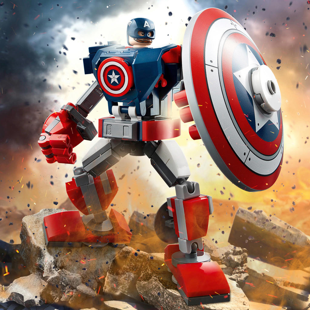 LEGO Super Heroes Captain America Mech Armour 76168 | wehkamp