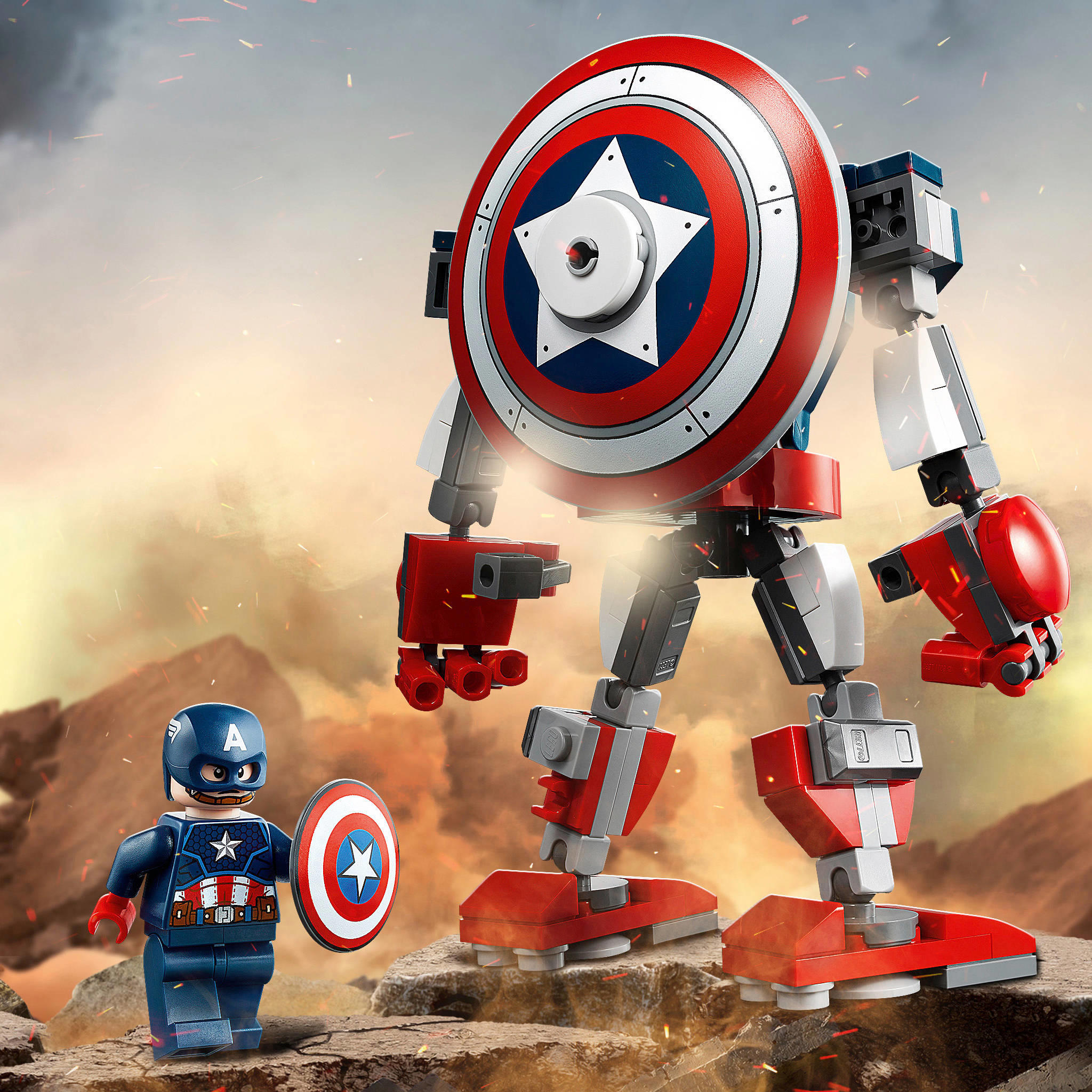 LEGO Super Heroes Captain America Mech Armour 76168 | wehkamp