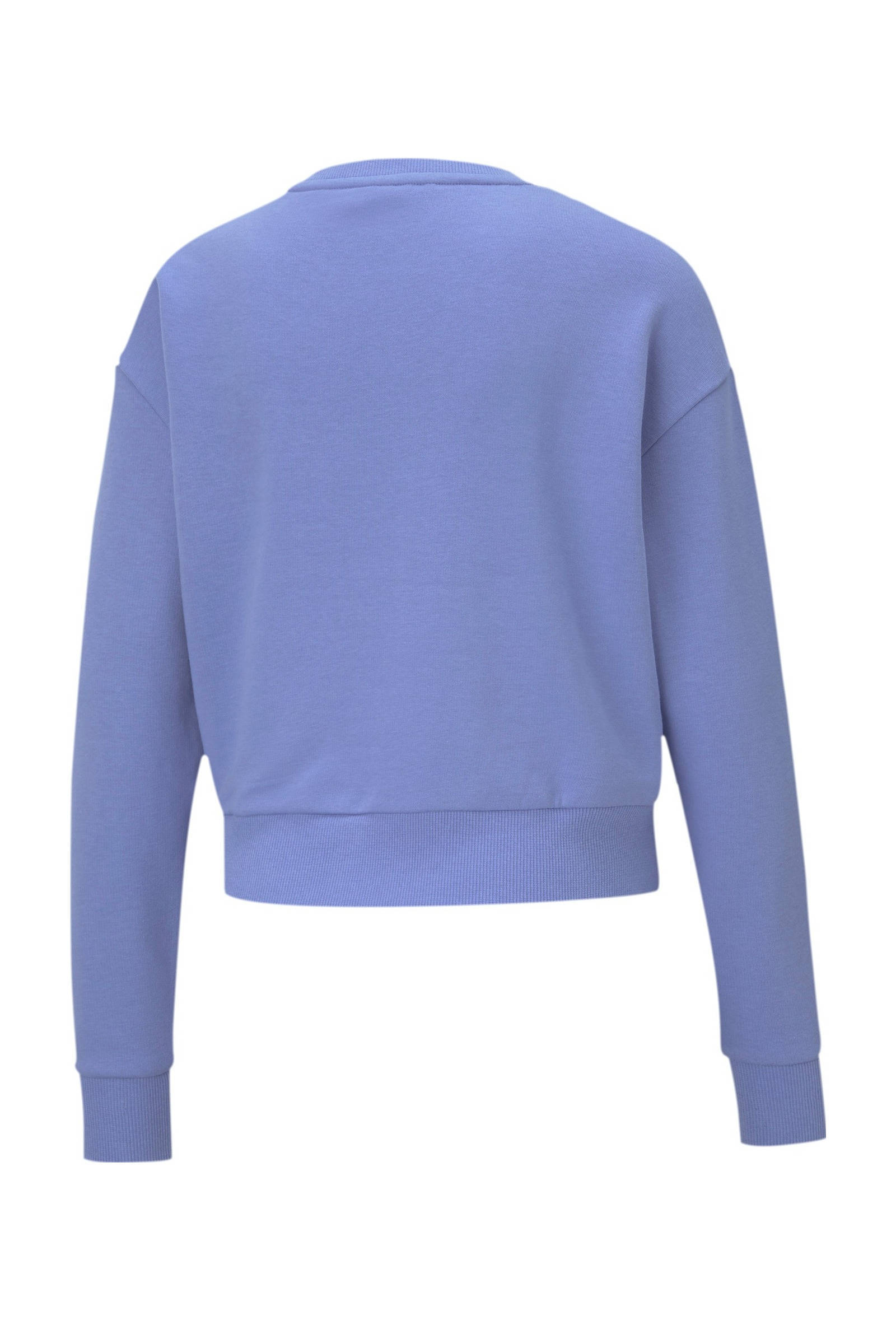 Puma sweater blauw/lichtgrijs | wehkamp