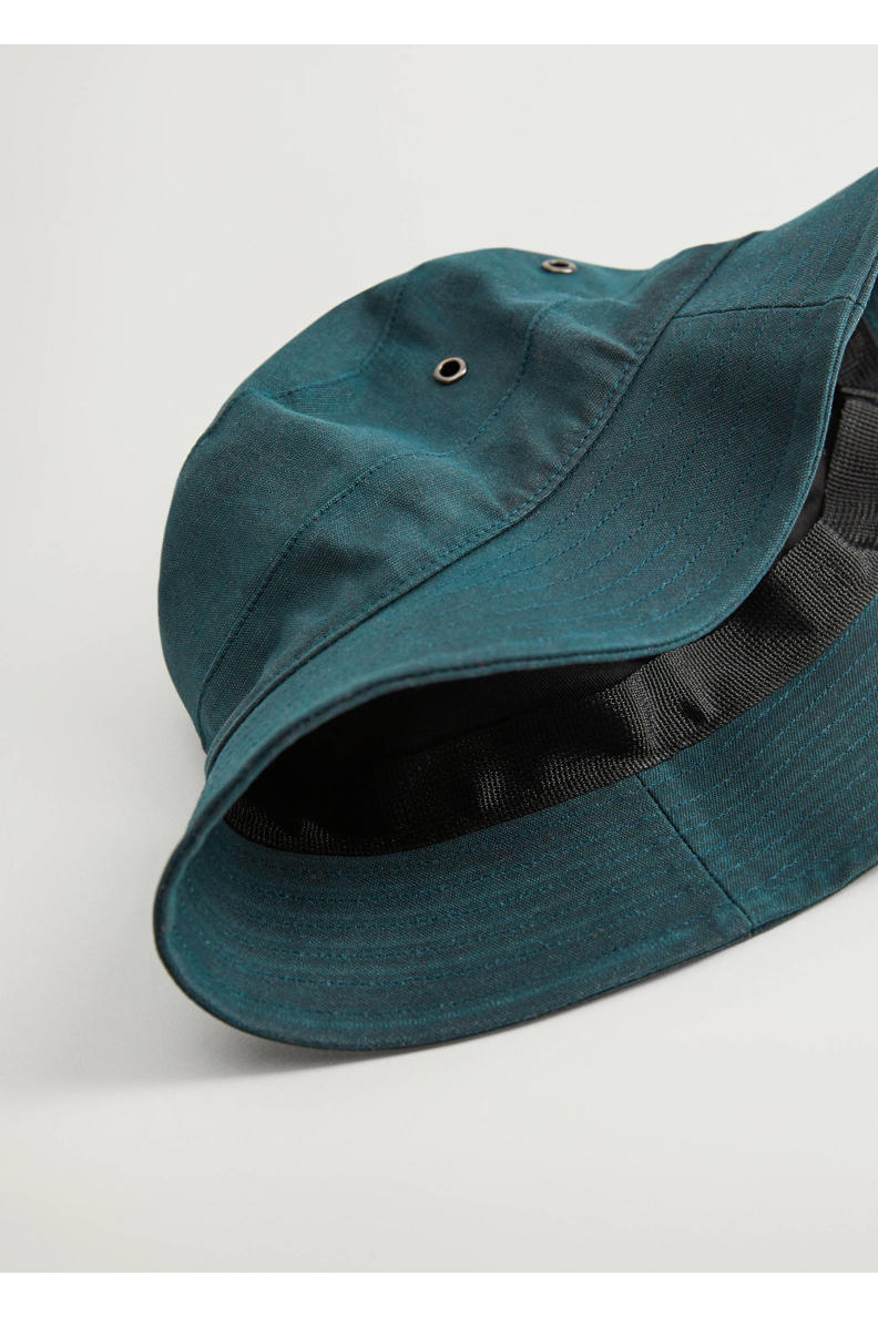 Mango Man bucket hat petrol kopen? | Morgen in huis | wehkamp
