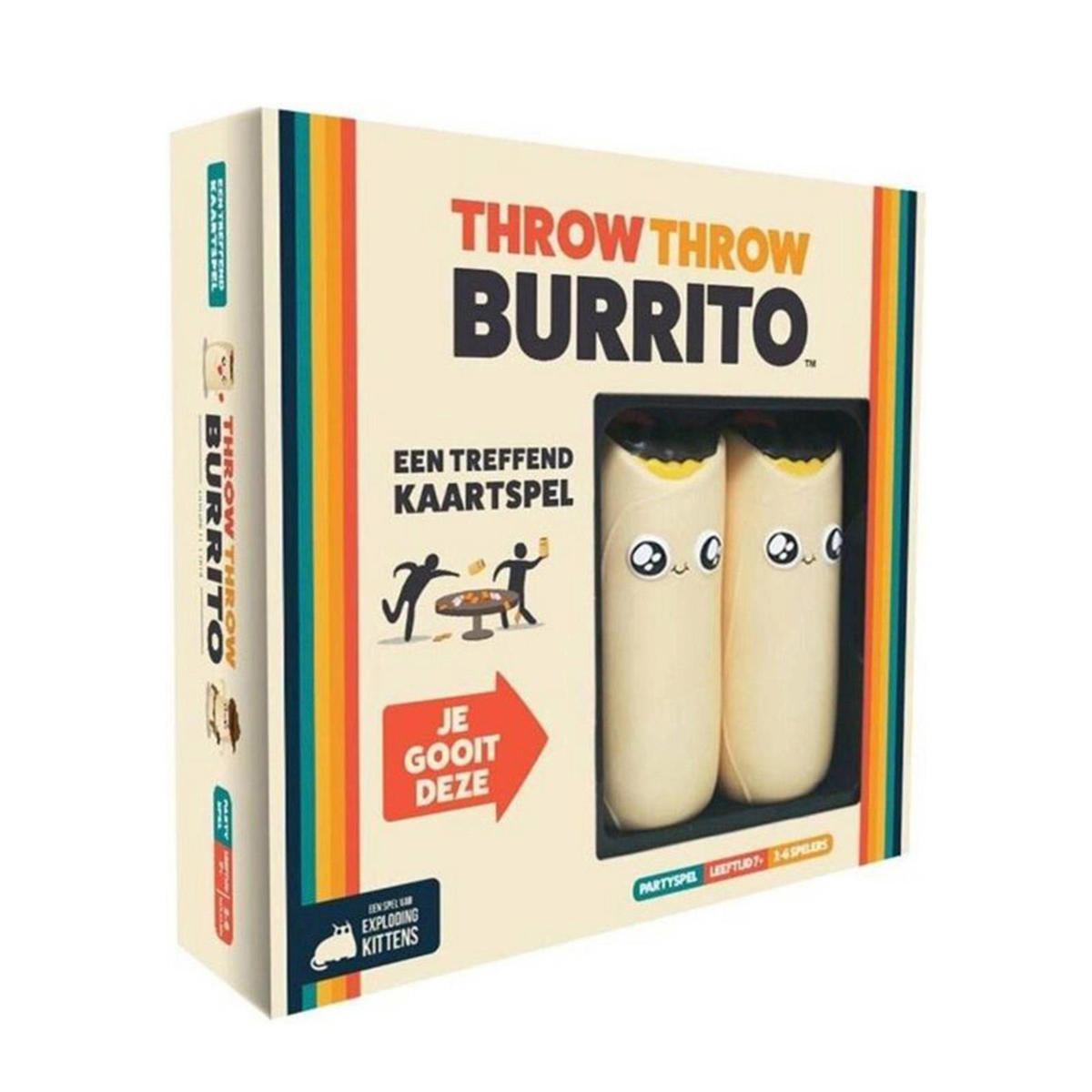 Exploding Kittens Throw Throw Burrito | wehkamp