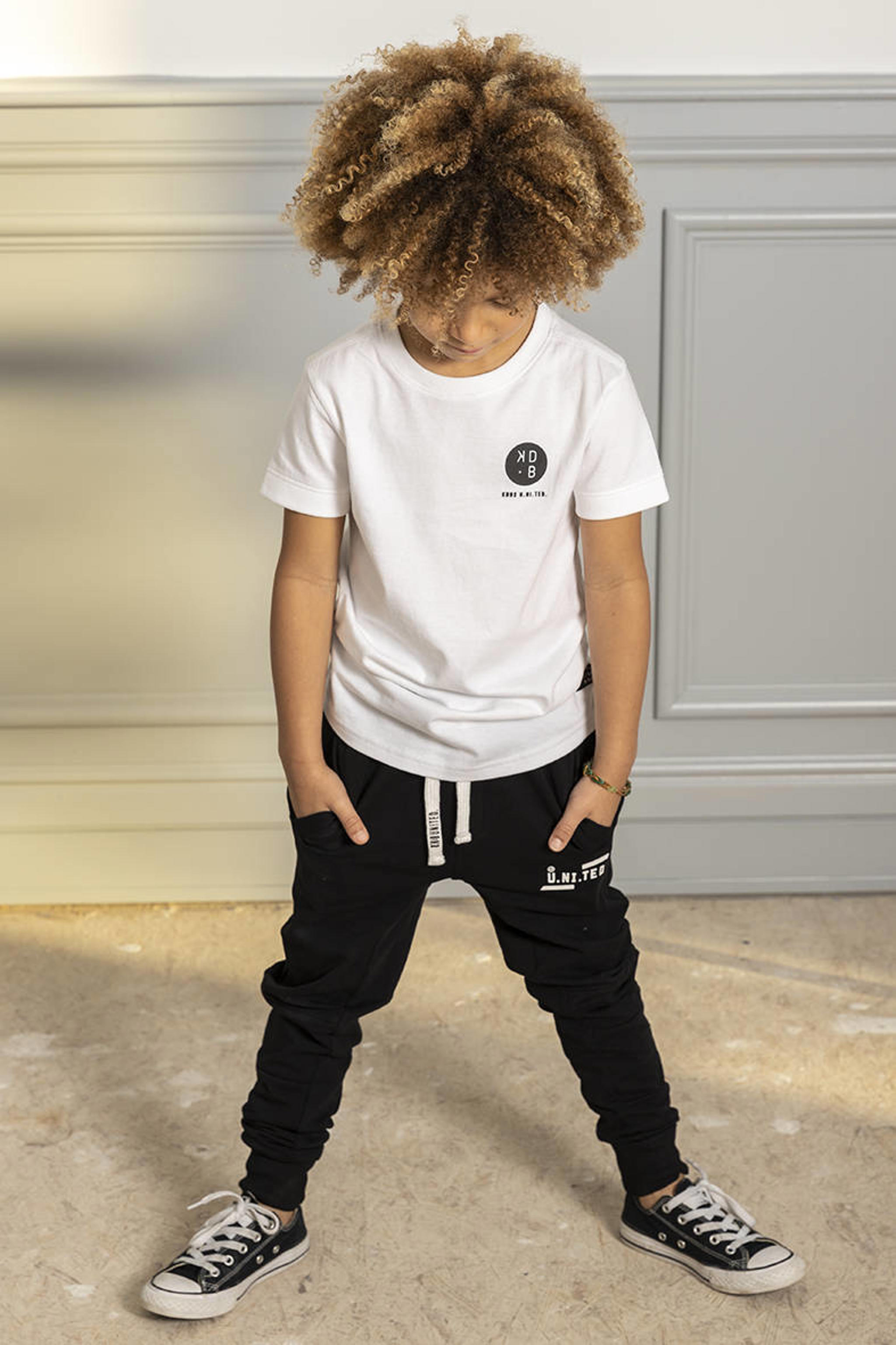 KIDDO slim fit joggingbroek Yvo zwart | wehkamp