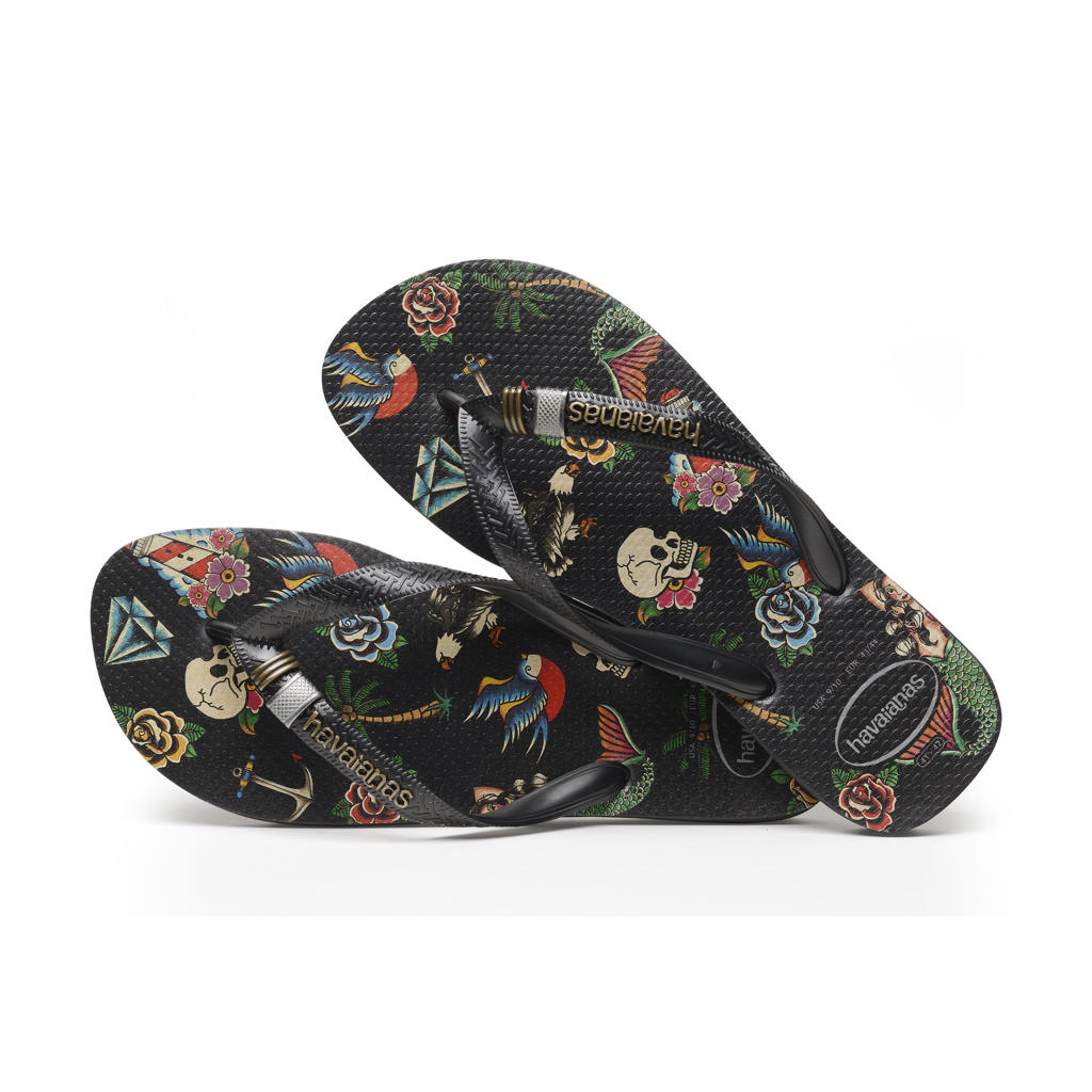 Havaianas Top Tribo teenslippers zwart/multi | wehkamp