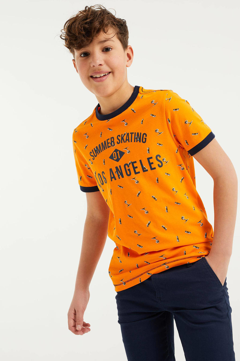 WE Fashion T-shirt - set van 2 multi color | wehkamp