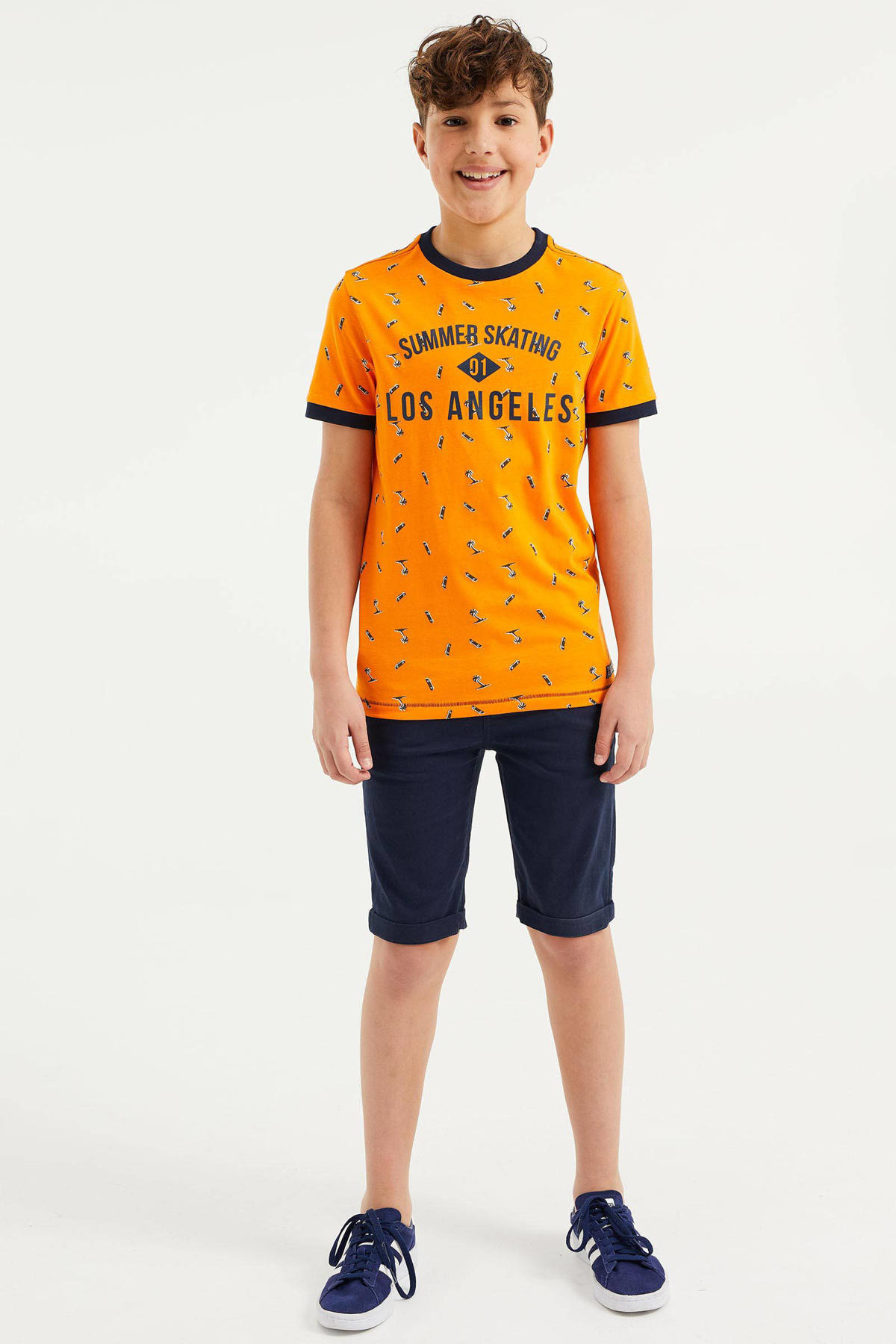 WE Fashion T-shirt - set van 2 multi color | wehkamp