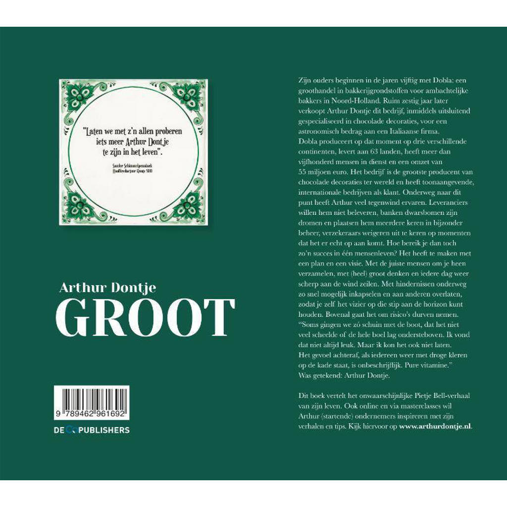 Arthur Dontje Groot kopen? | Morgen in huis | wehkamp