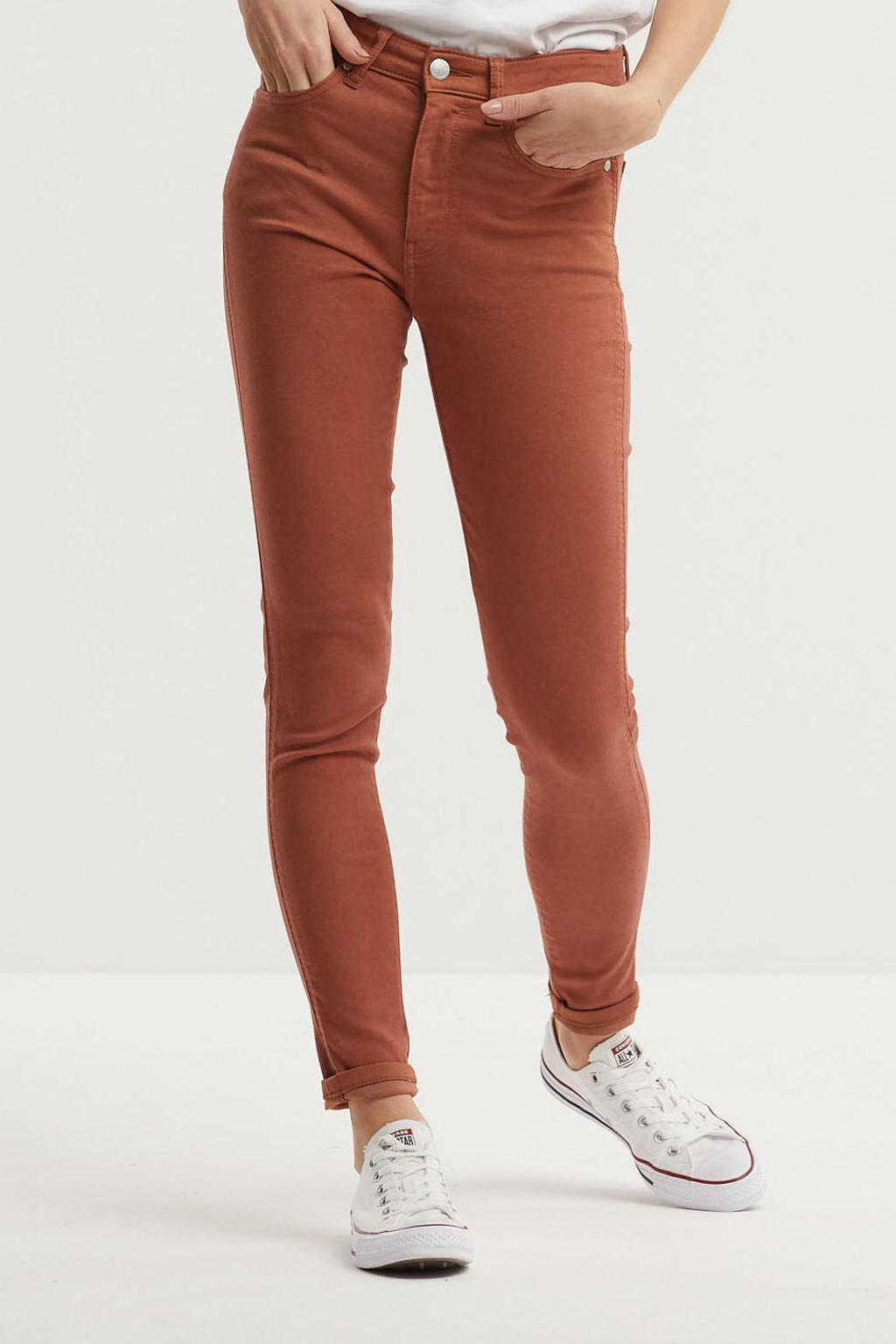 Anytime Skinny Jeans Brique Kopen Morgen In Huis Wehkamp