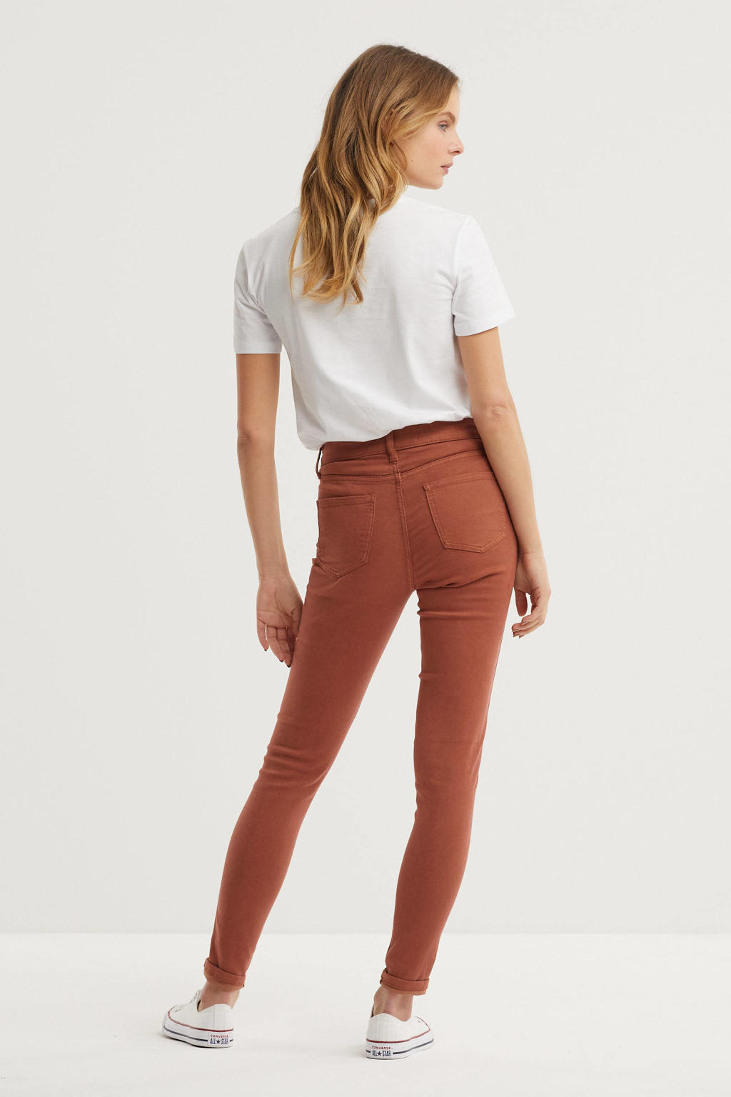 Anytime Skinny Jeans Brique Kopen Morgen In Huis Wehkamp