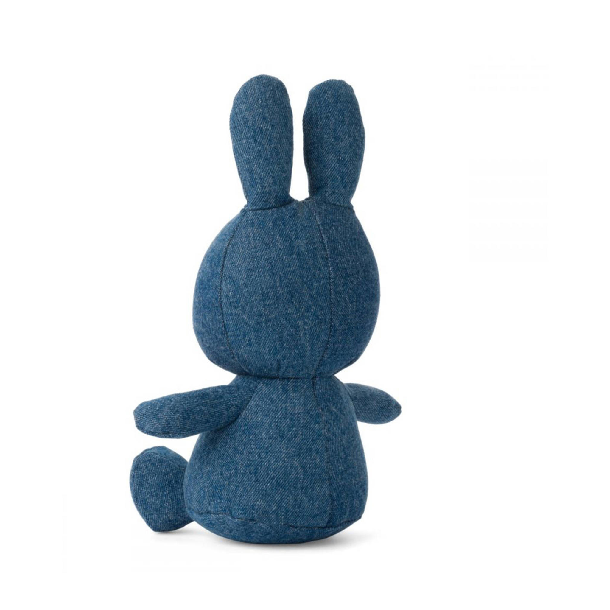 nijntje Miffy Sitting Mid Wash Denim knuffel 23 cm | wehkamp