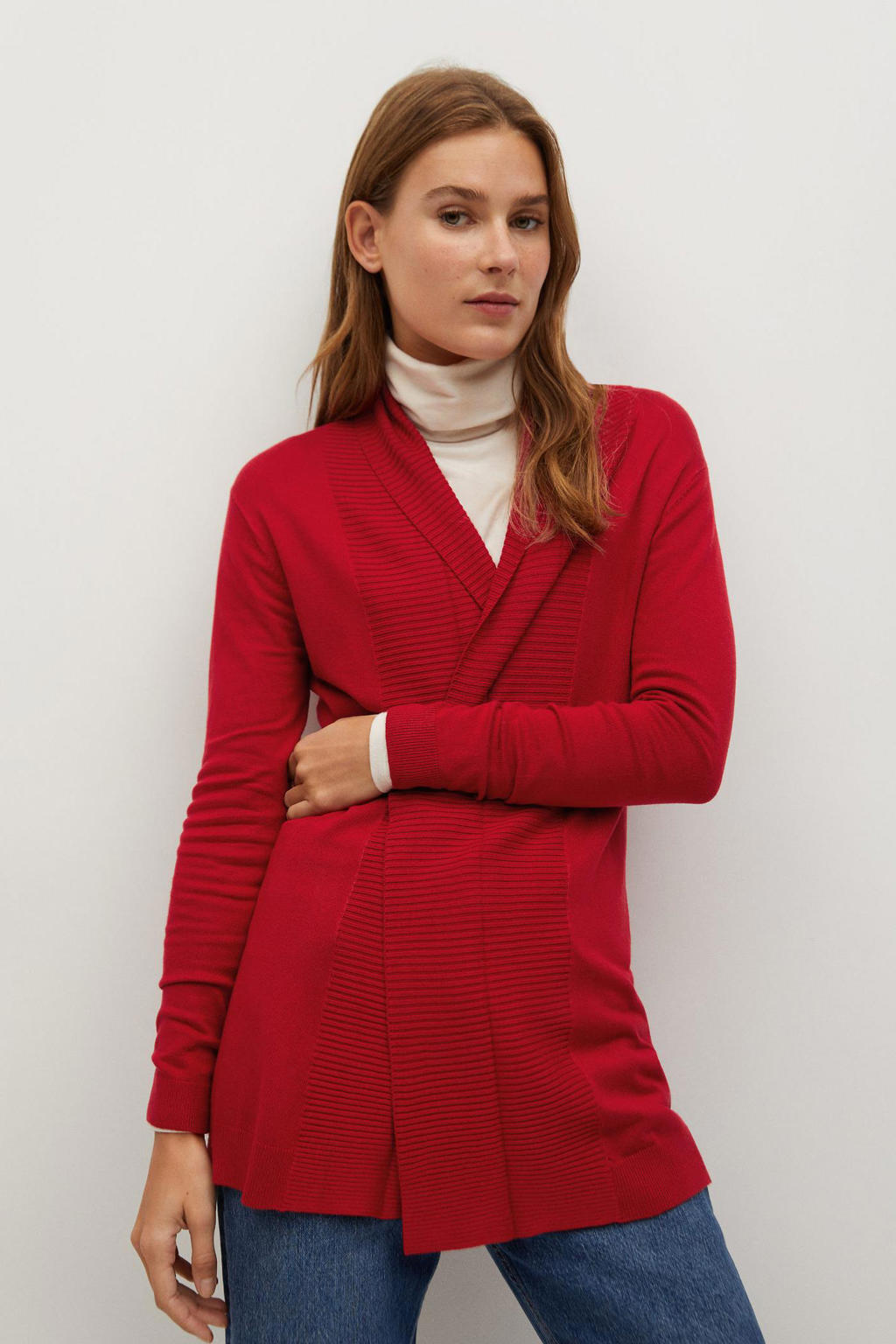 Mango vest roodroze kopen? | Morgen in huis | wehkamp